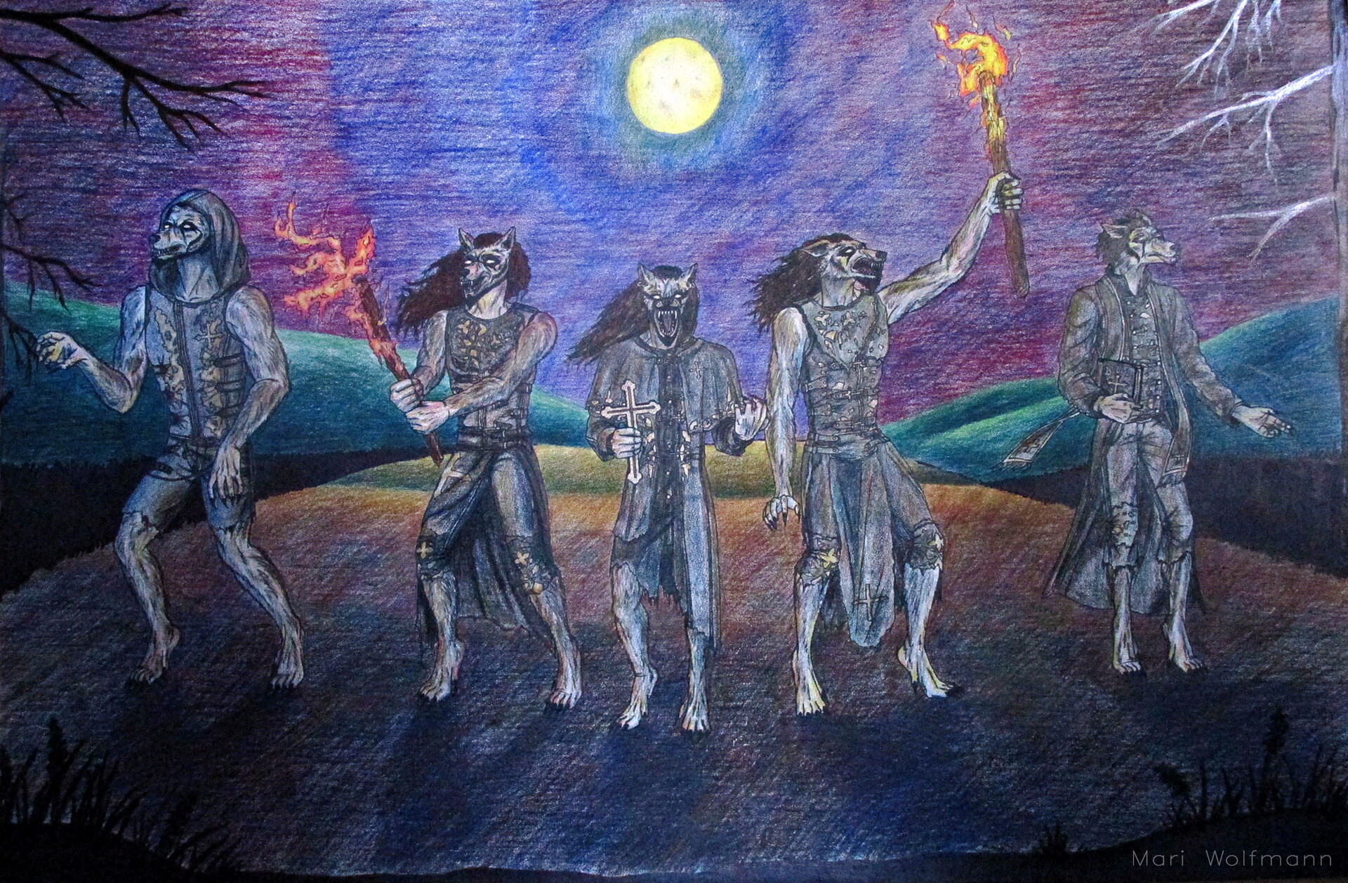 ArtStation - Illustration (Powerwolf)