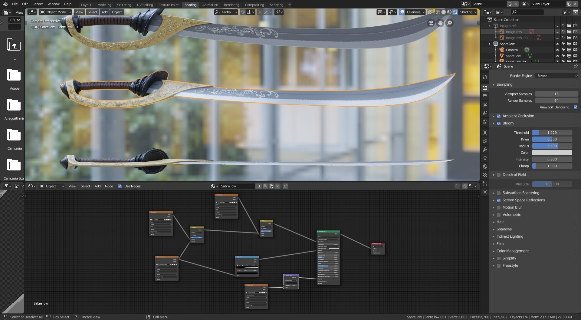 Wing fox - Collection of Blender tutorial from Julien Deville