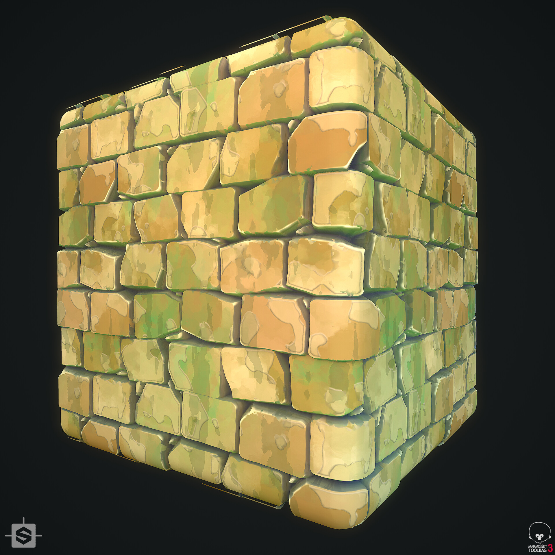 ArtStation - Ghibli style stone floor