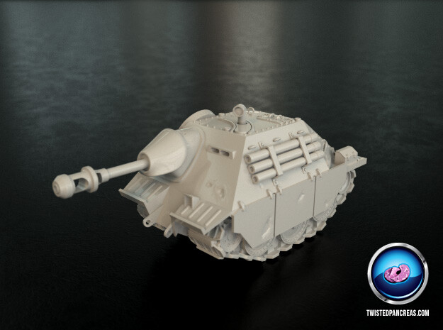 Ross Franks - Cartoon Hetzer World War Two Tank