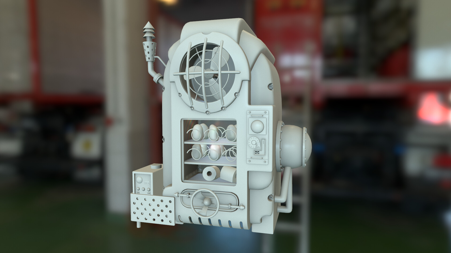 ArtStation - Soviet Vending Machine WIP