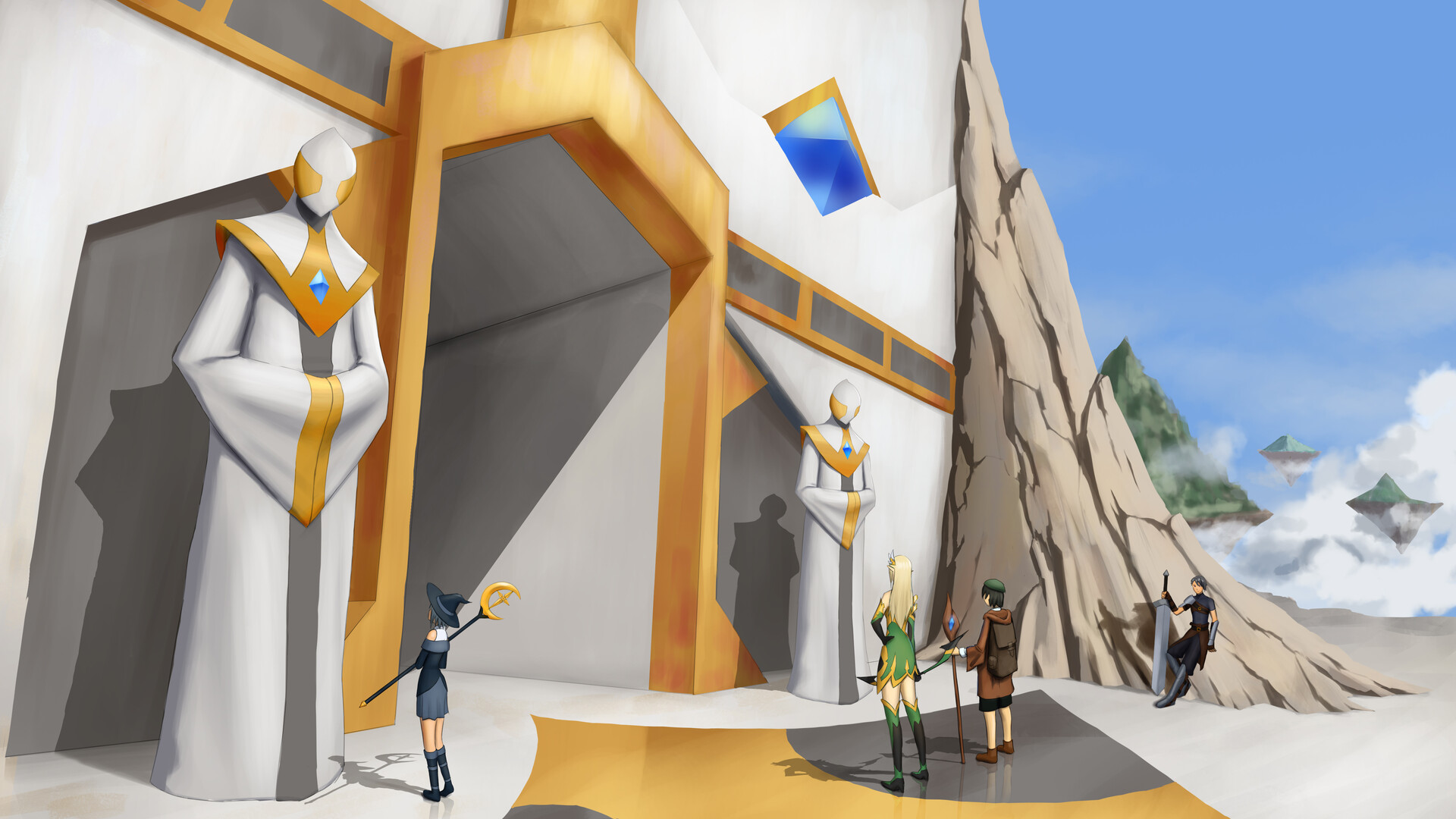 ArtStation - Ruin Raid Scene