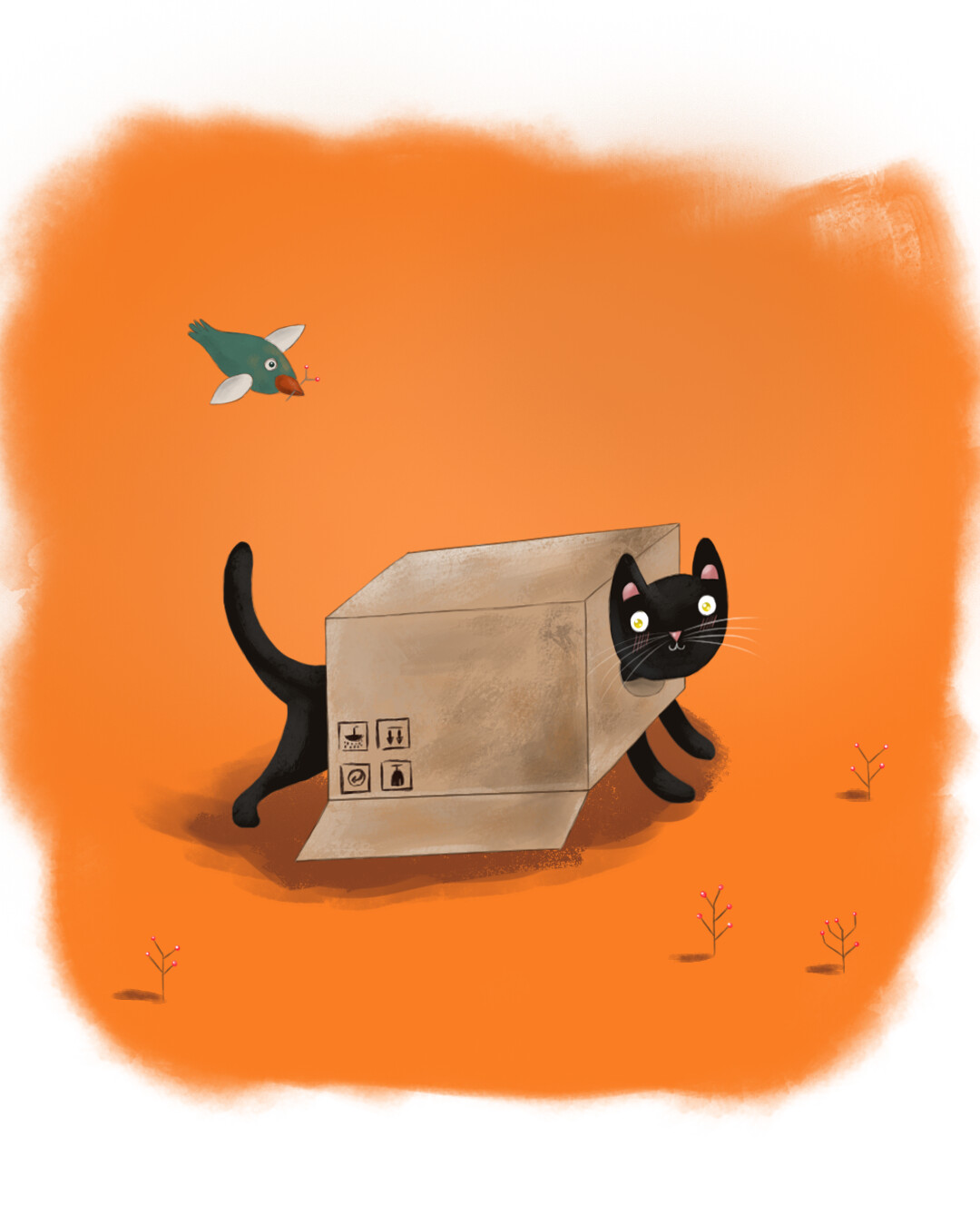 ArtStation - cat in a box