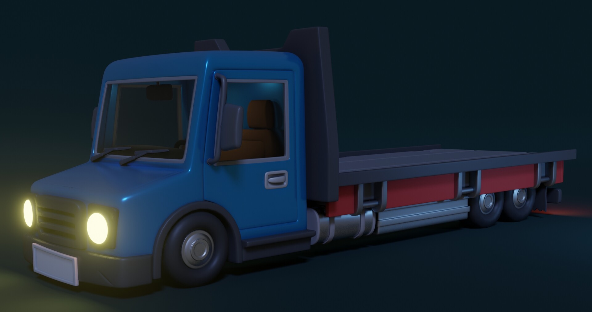 ArtStation - Flatbed Truck