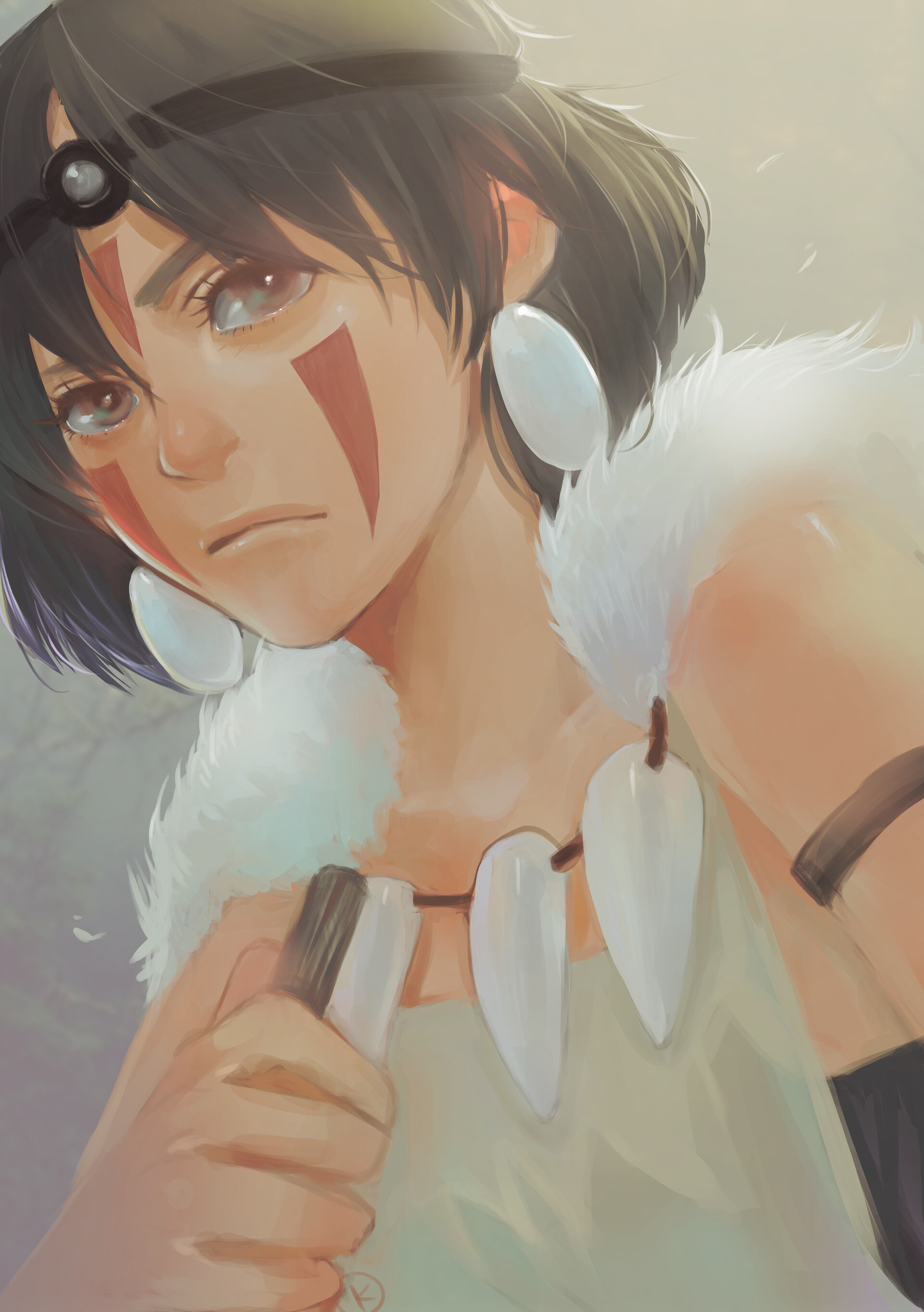 ArtStation - Princess mononoke fanart