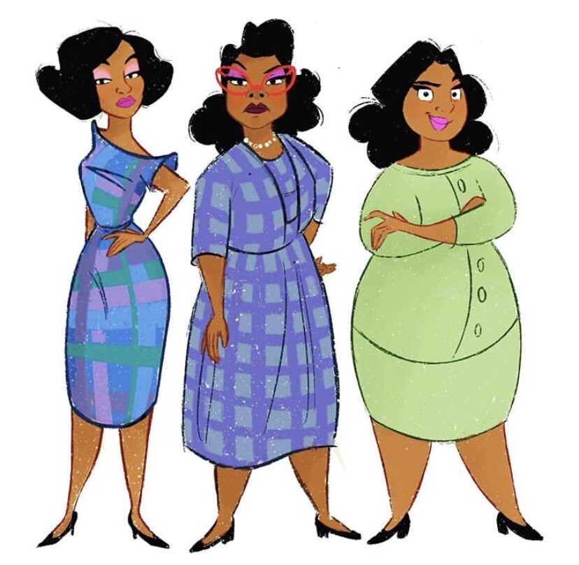 ArtStation - The ladies from Hidden Figures 🙌🏻