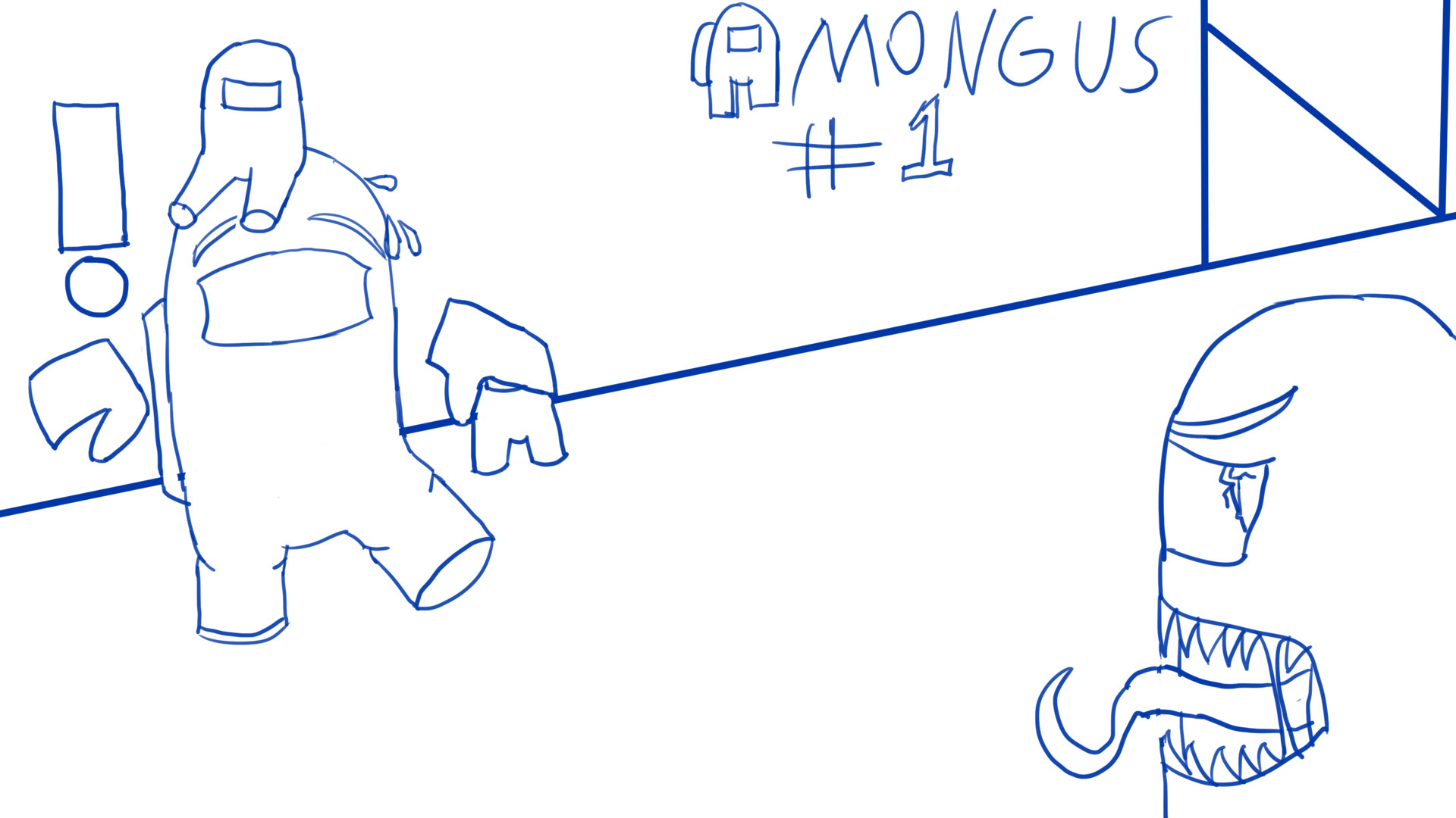 ArtStation - Among US thumbnail WIP