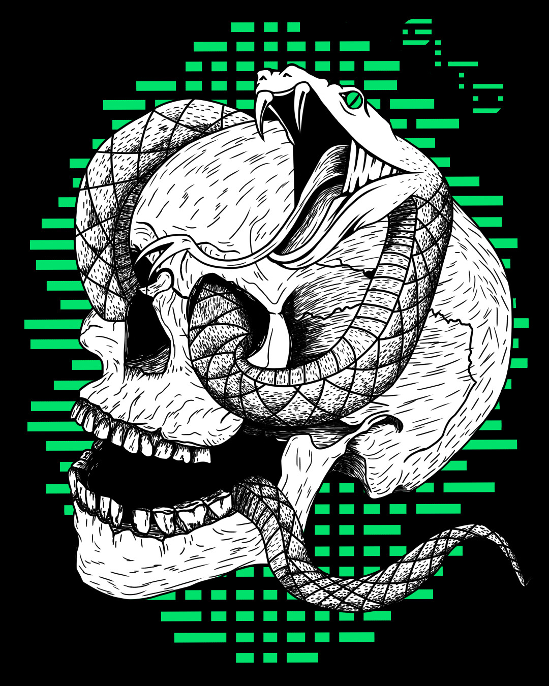 ArtStation - Venomous - Another skull in the series