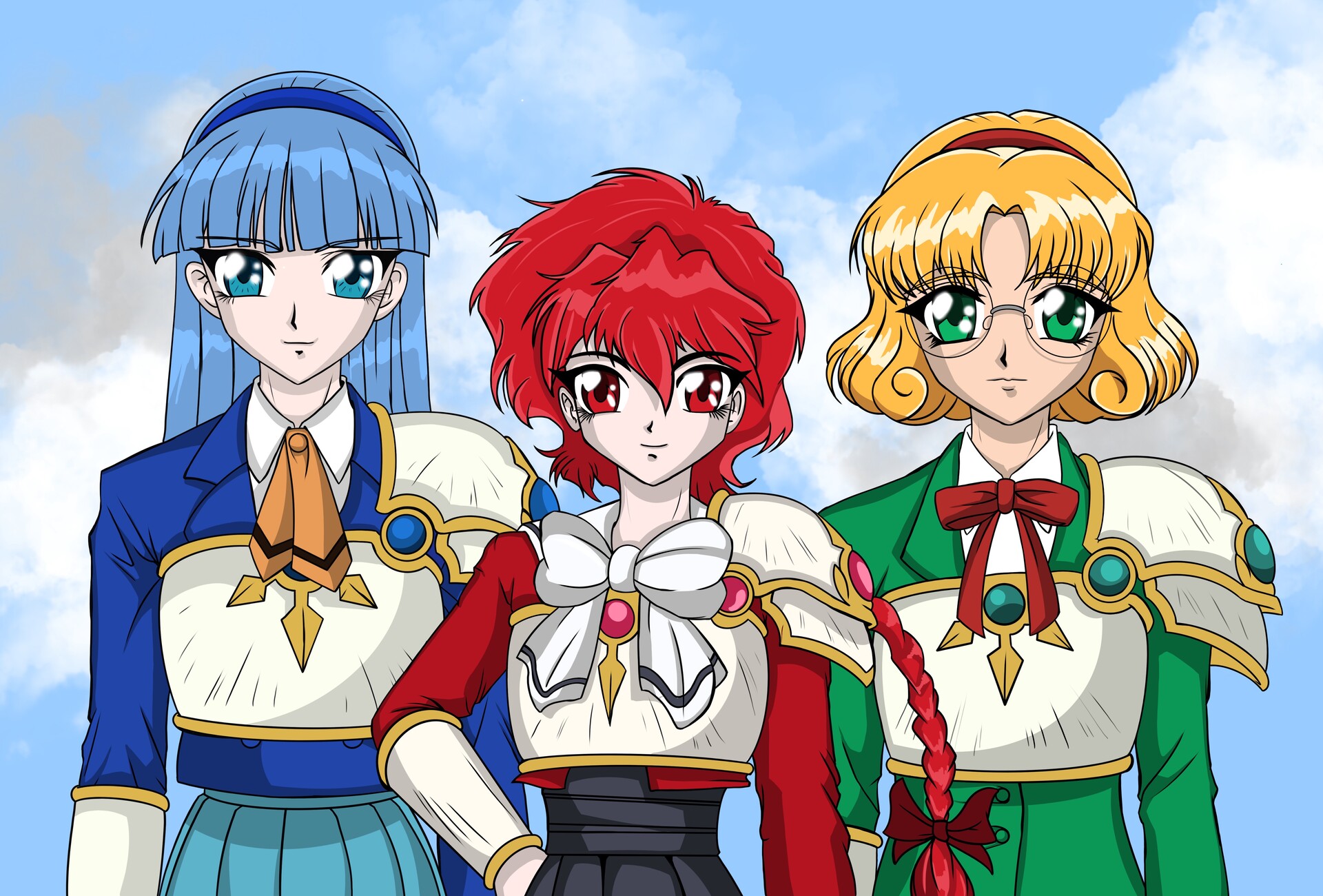 ArtStation - Magic knight Rayearth Fanart