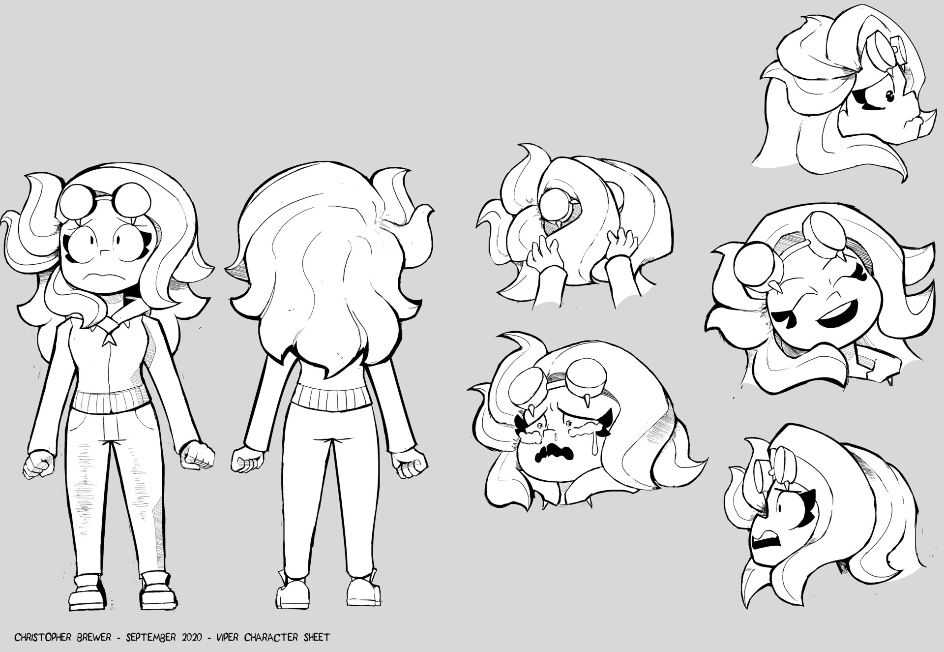 Christopher Brewer - Concept Art - PHAS Characters