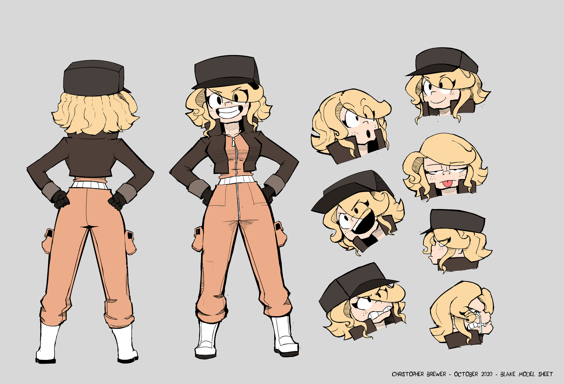 Christopher Brewer - Concept Art - PHAS Characters