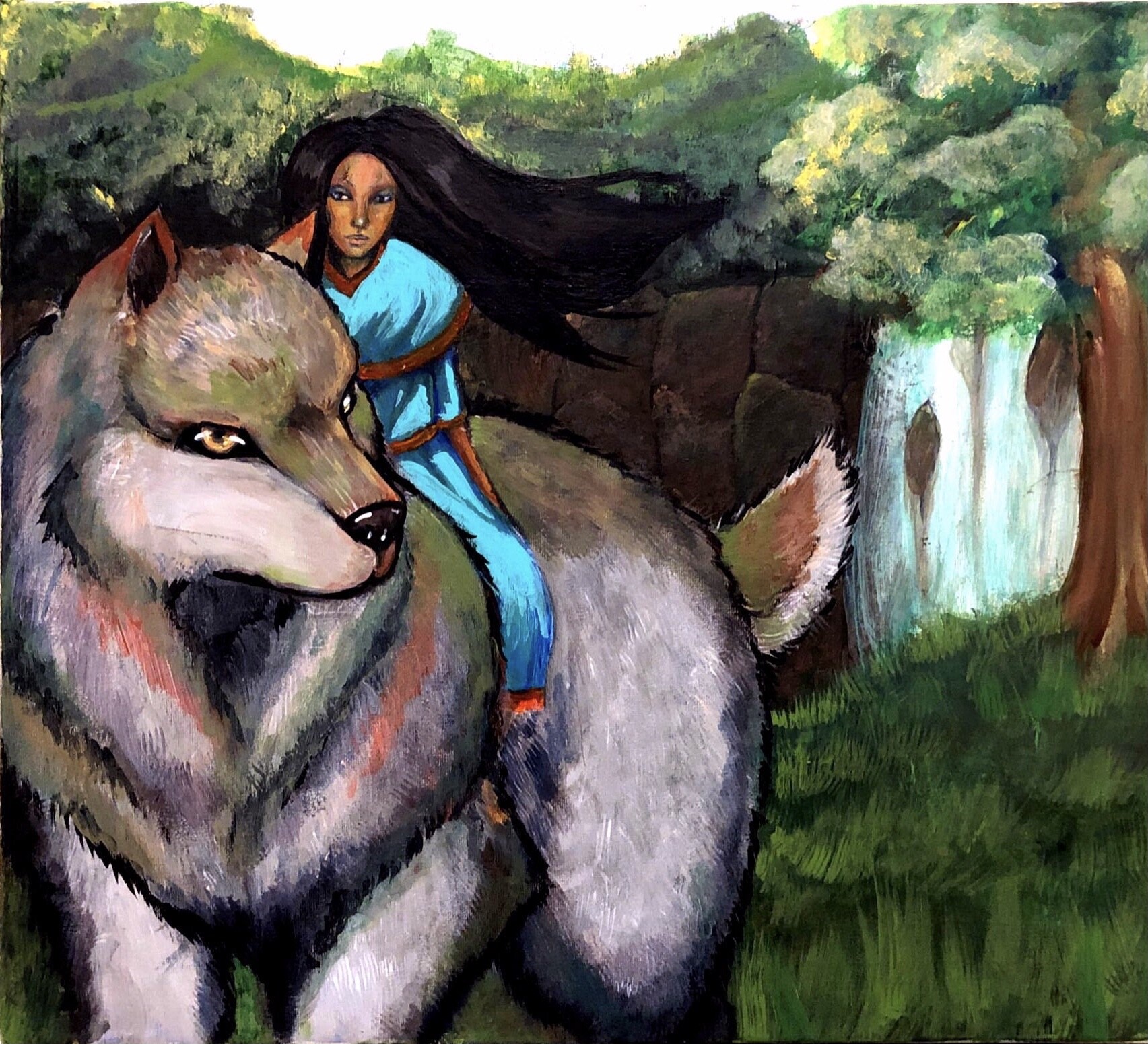 ArtStation - Wolf Guardian