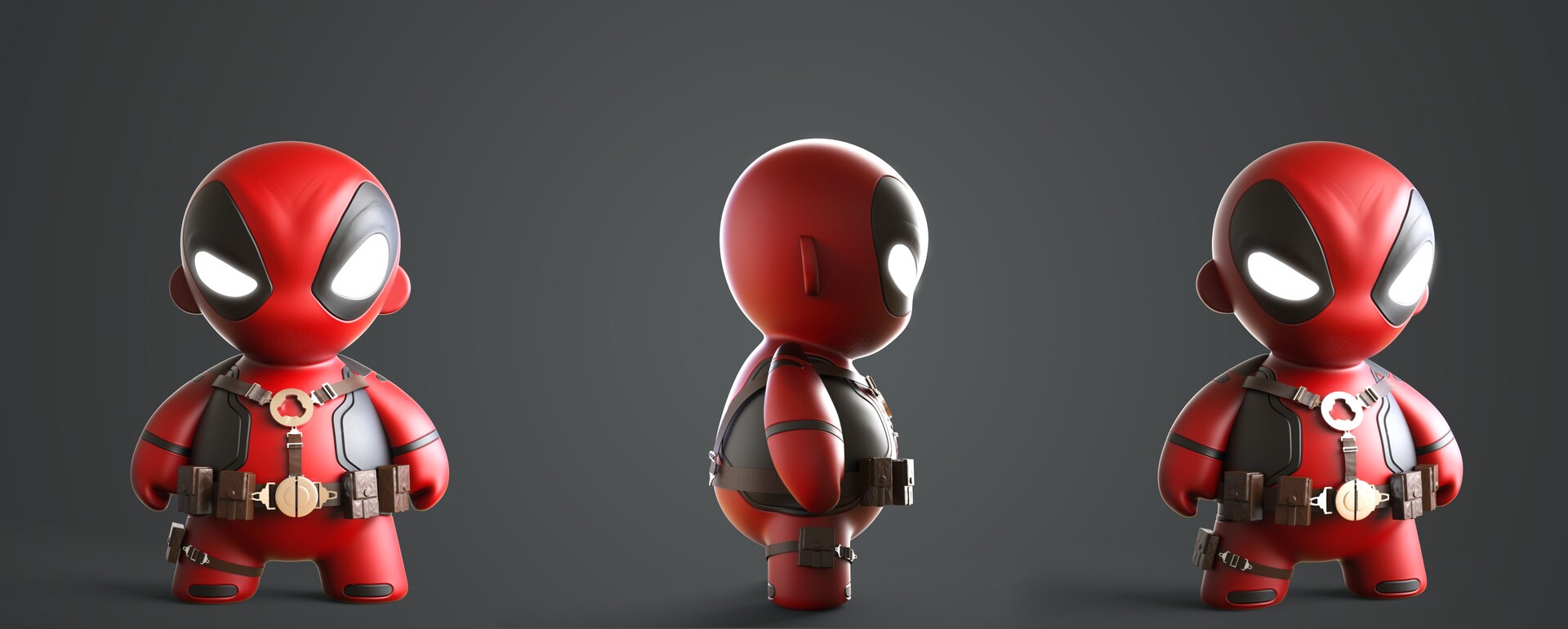 ArtStation - Mini Deadpool