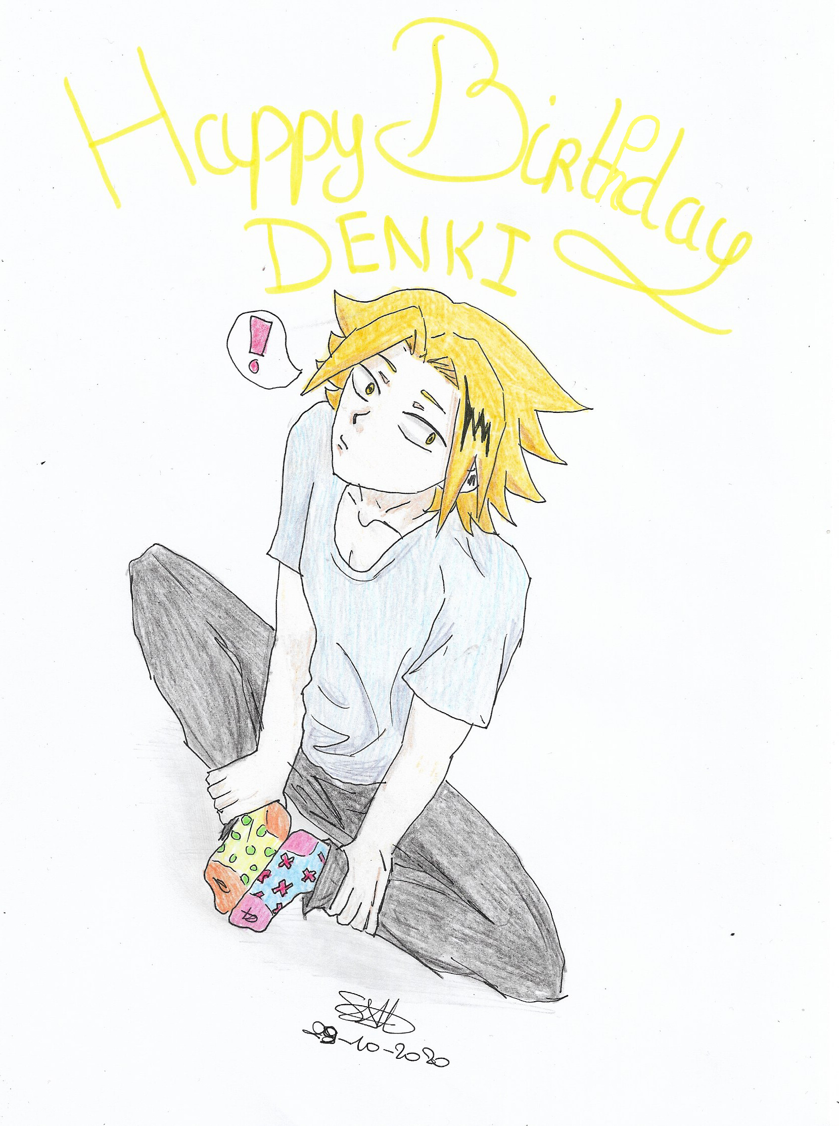 ArtStation - Happy Birthday Denki 🎉