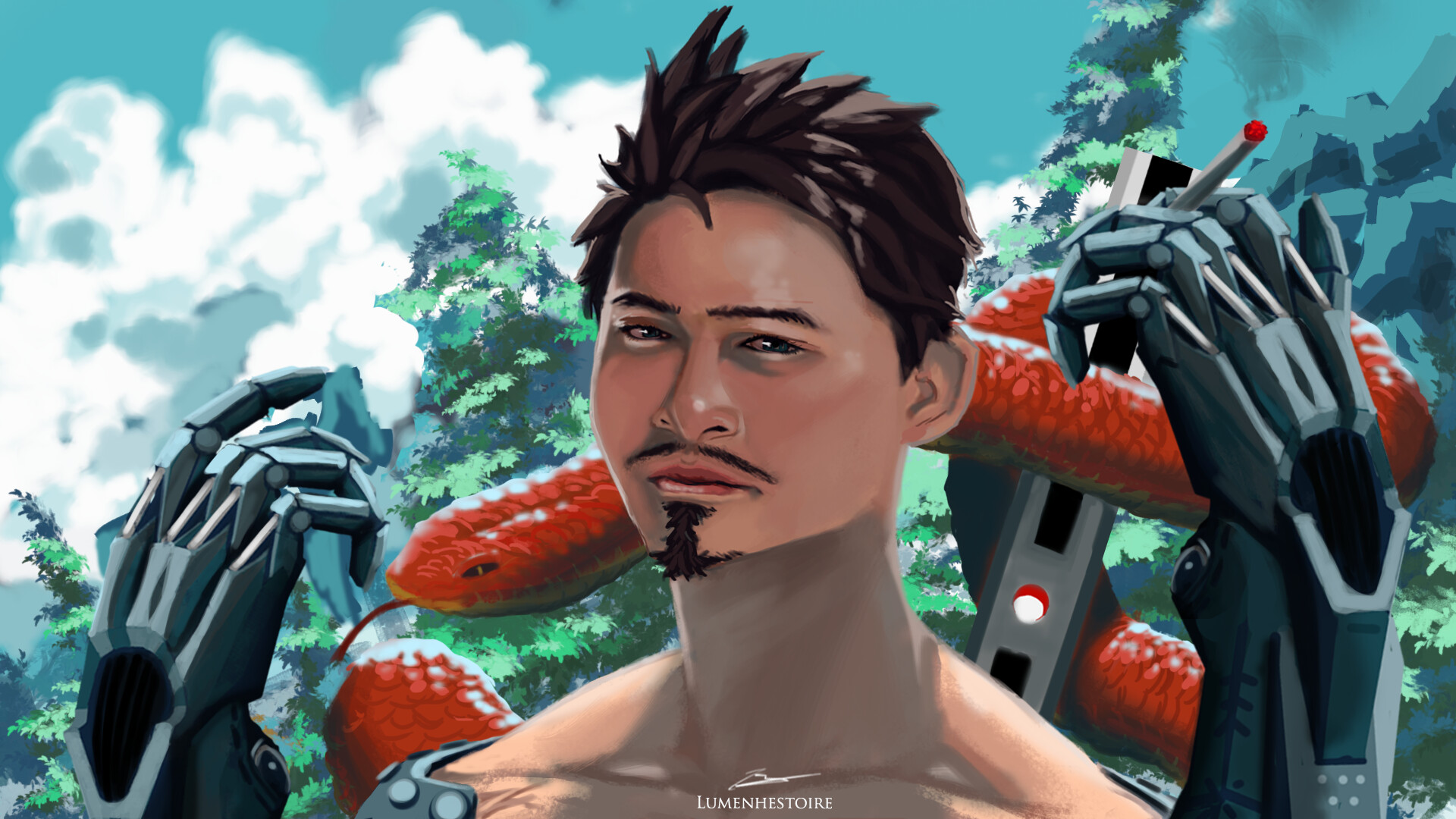 ArtStation - Cyborg ninja