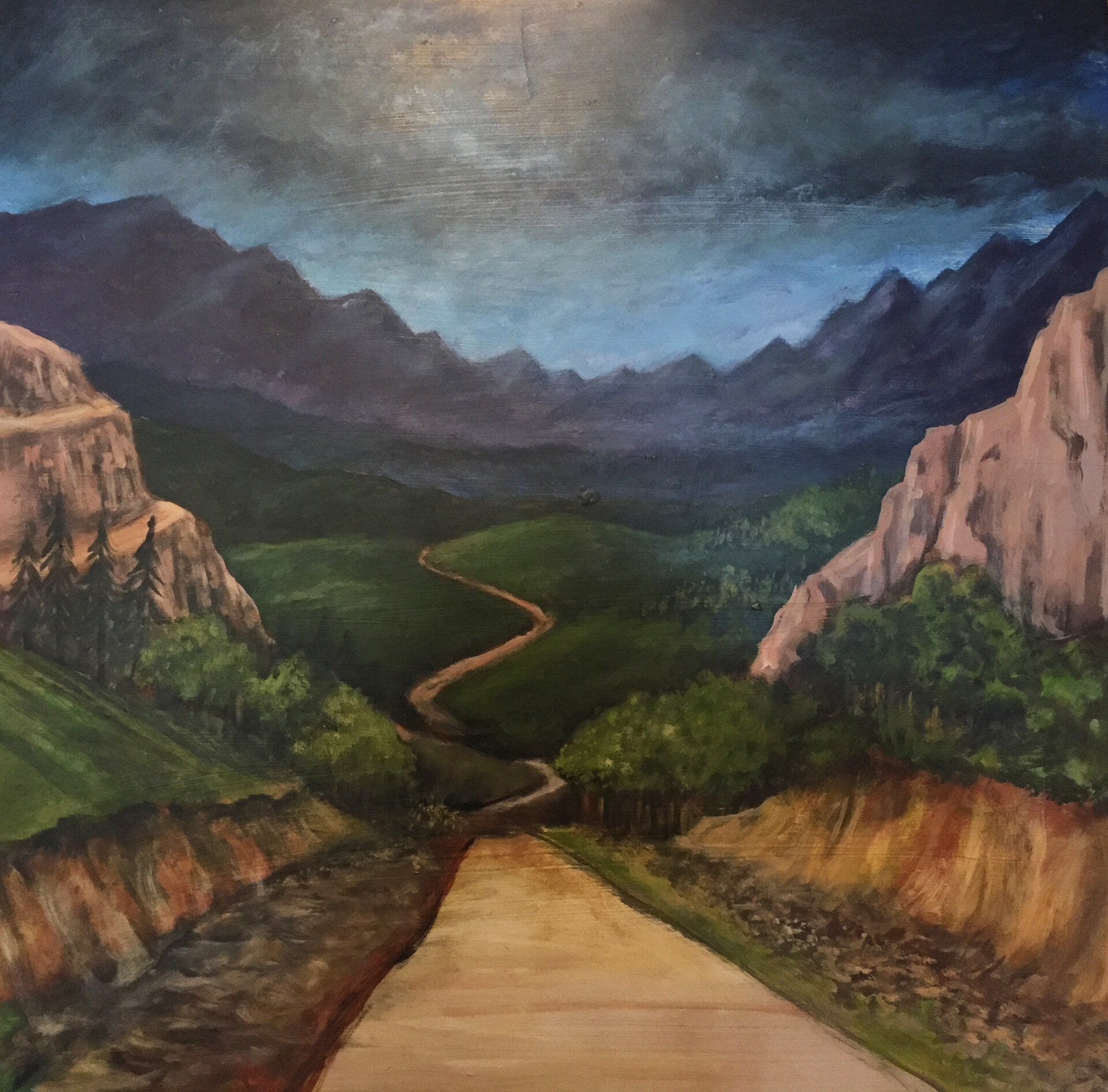 ArtStation - Path 8x8 ft mural