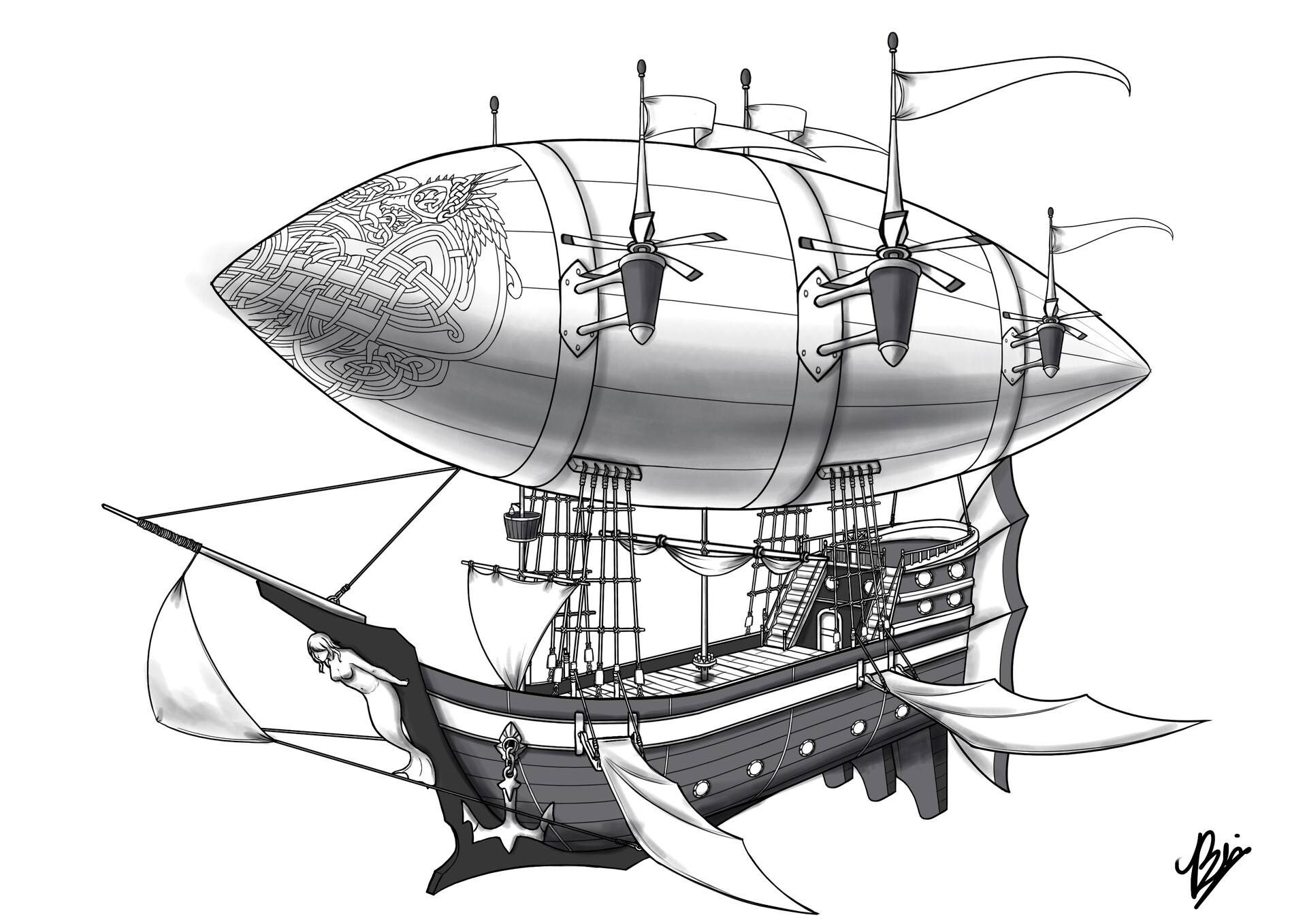 ArtStation - Airship Concept
