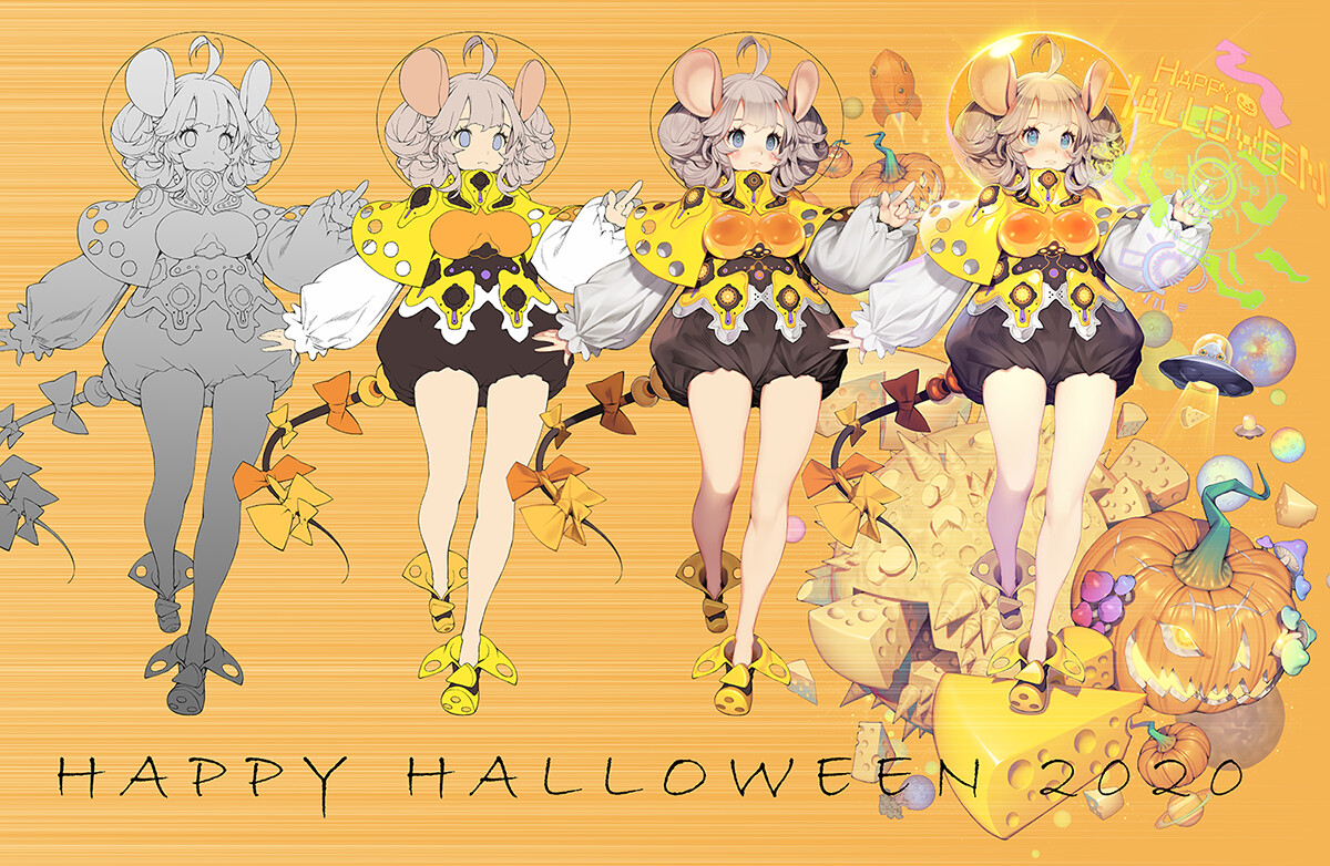 mandrill-halloween2020w3process.jpg (1200×782)-花瓣网