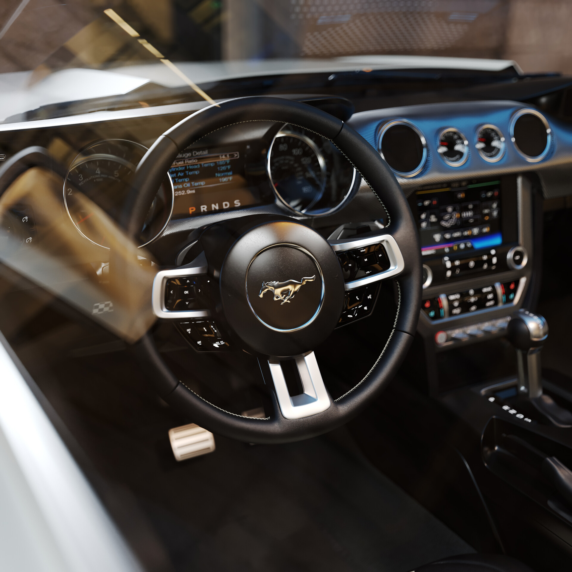 ArtStation - Ford Mustang GT 3D Model