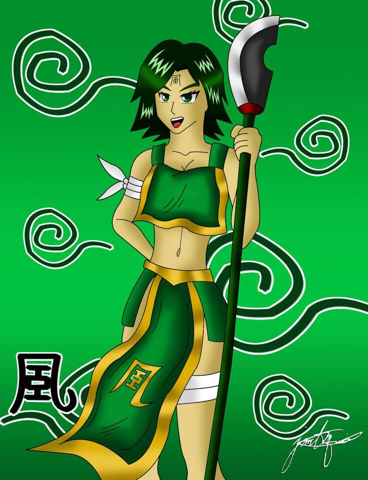 ArtStation - Wind Warrior Princess: 2013 and 2020