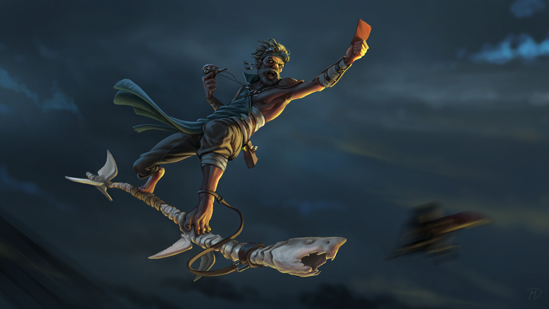 ArtStation - Drell «Shark» Cooradoo - Quidditch Teacher