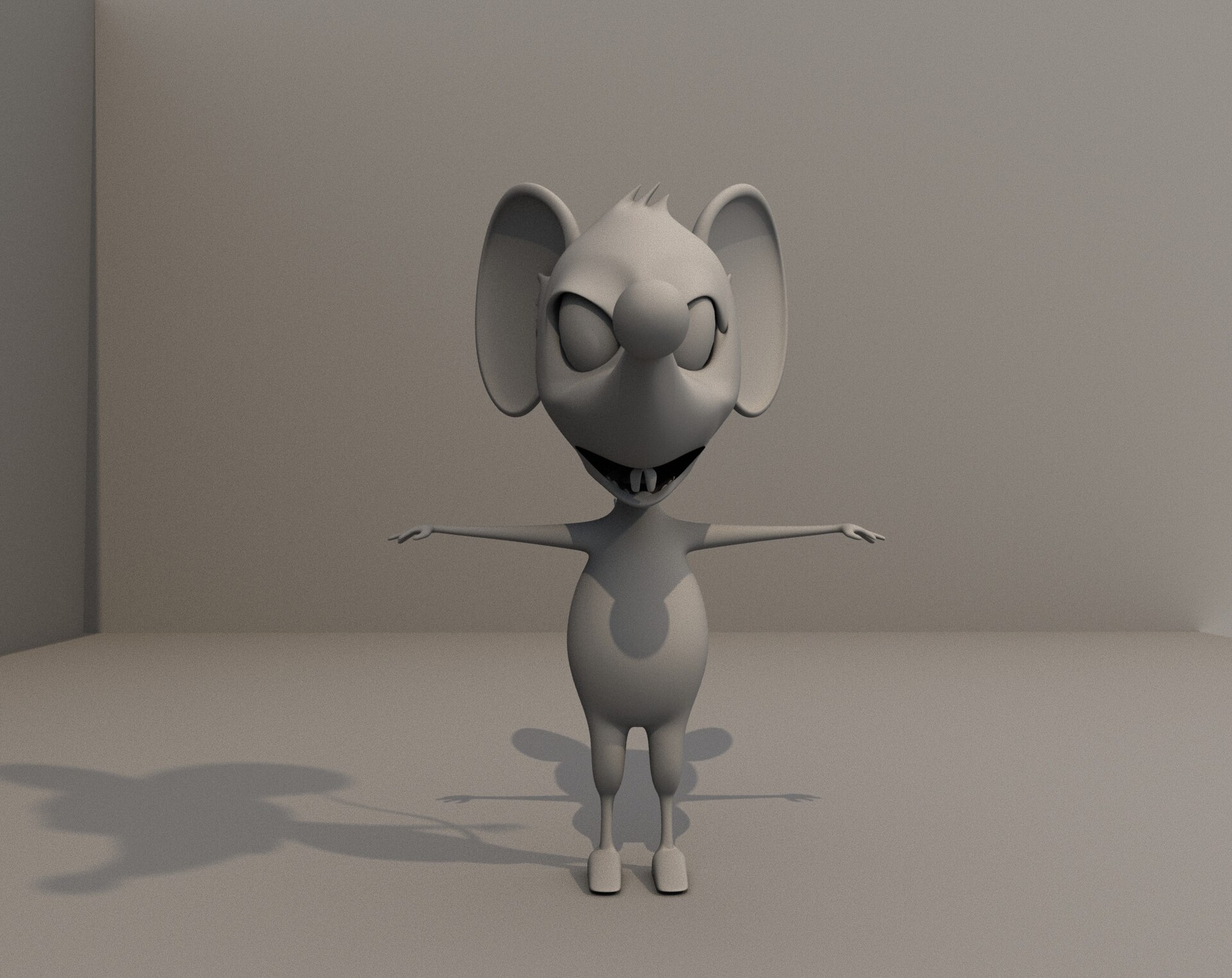 ArtStation - normal render view of crazy mouse