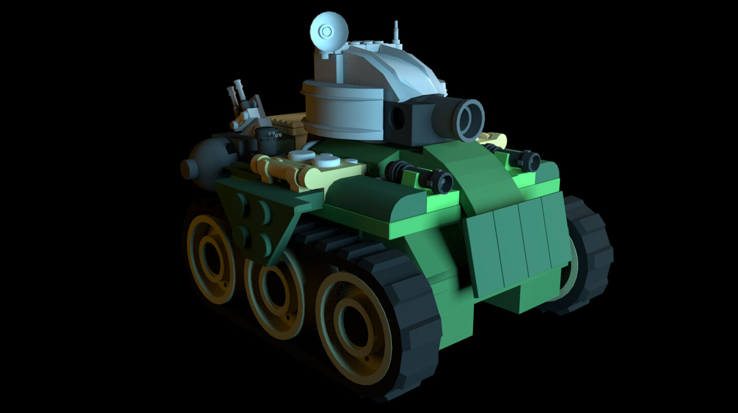 ArtStation - Tank Lego