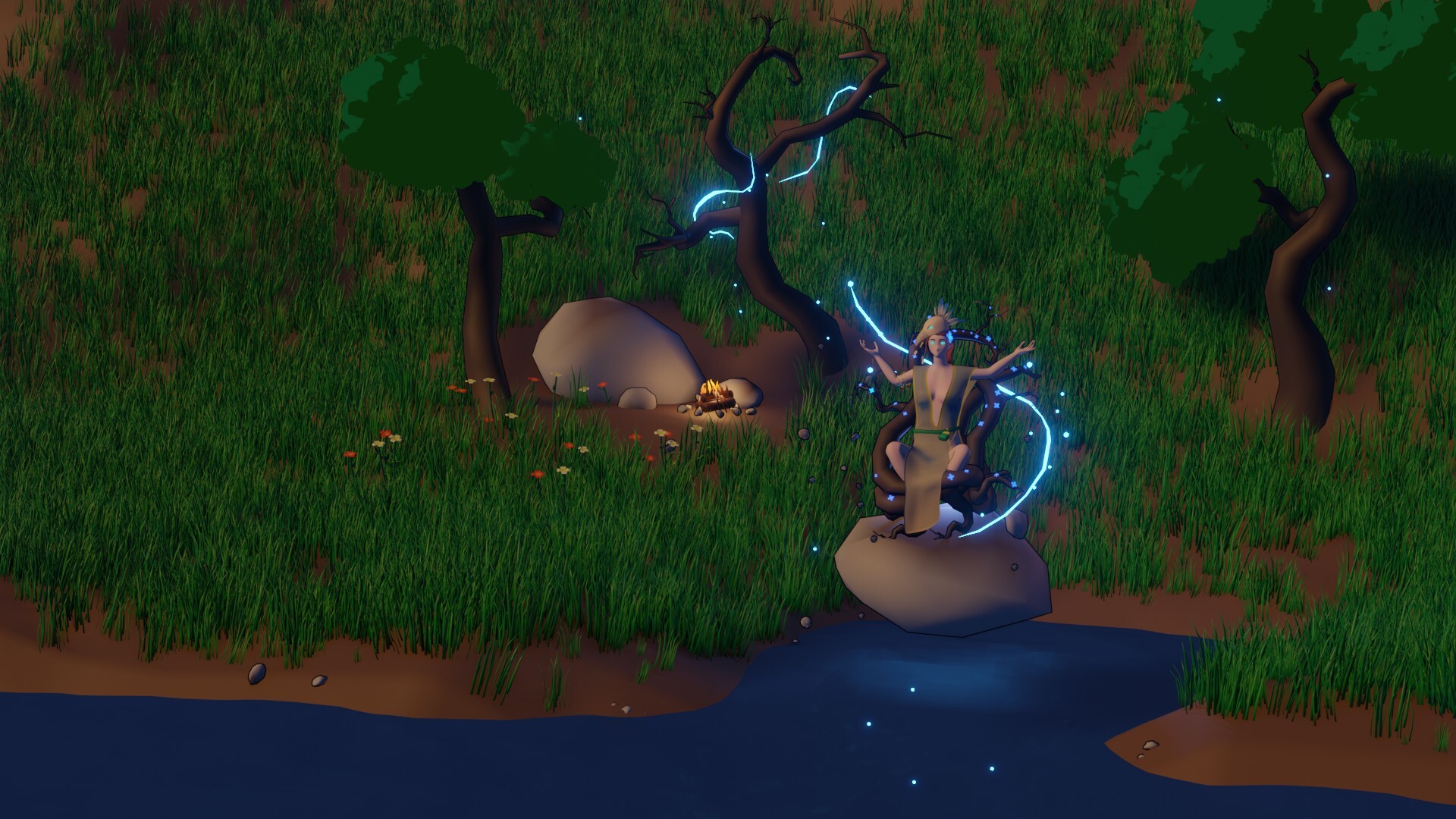 ArtStation - Oshabi character (vertex color paint)