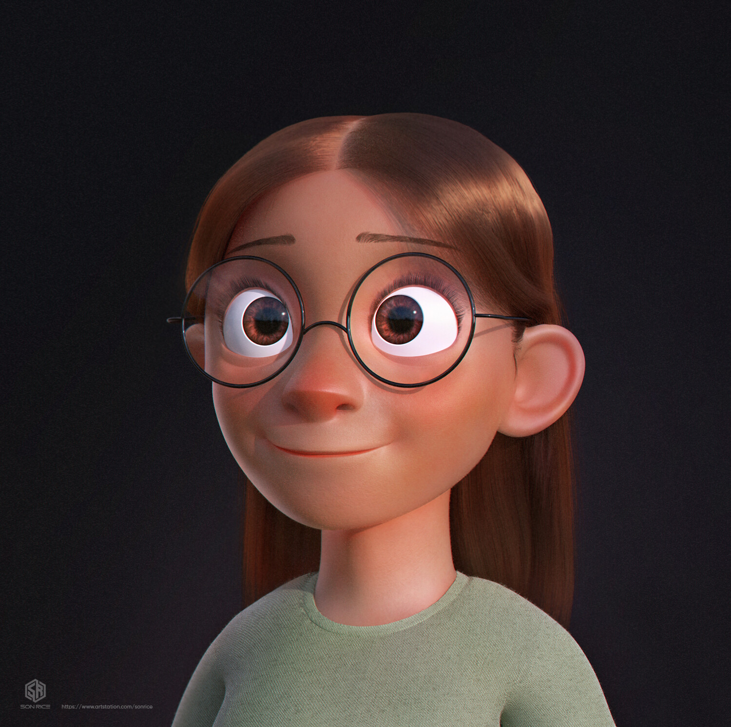 ArtStation - Hair simulation Character