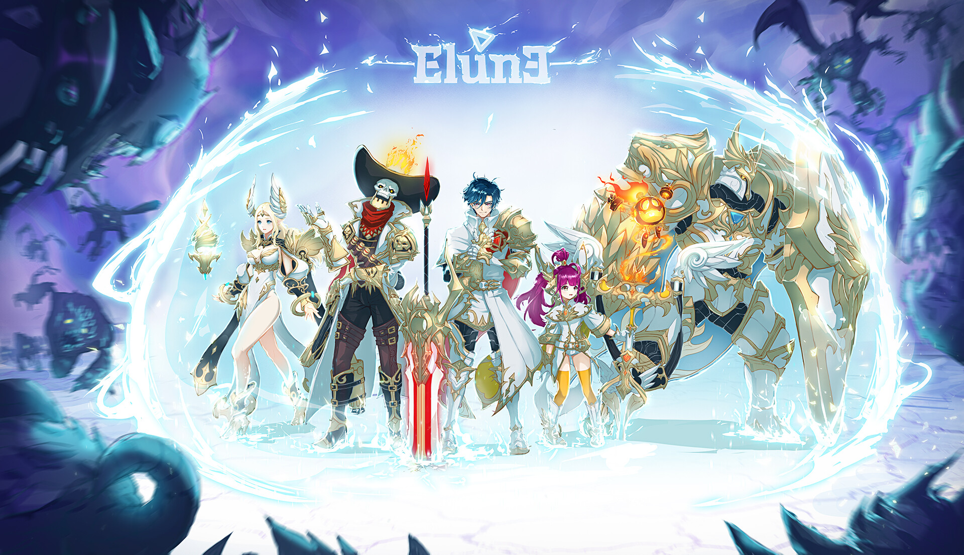 ArtStation - 2020.10 personal concept illust-ELUNE(mobile rpg game_gamevil)