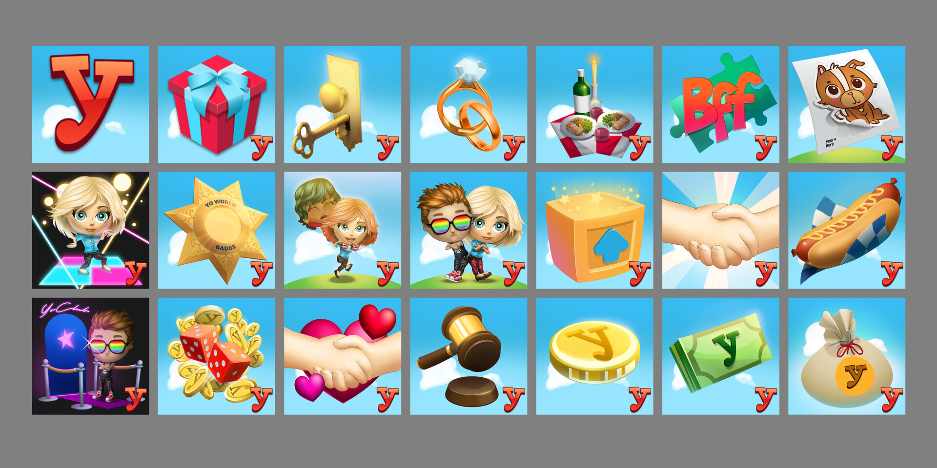 ArtStation - Casual Social Game - UI