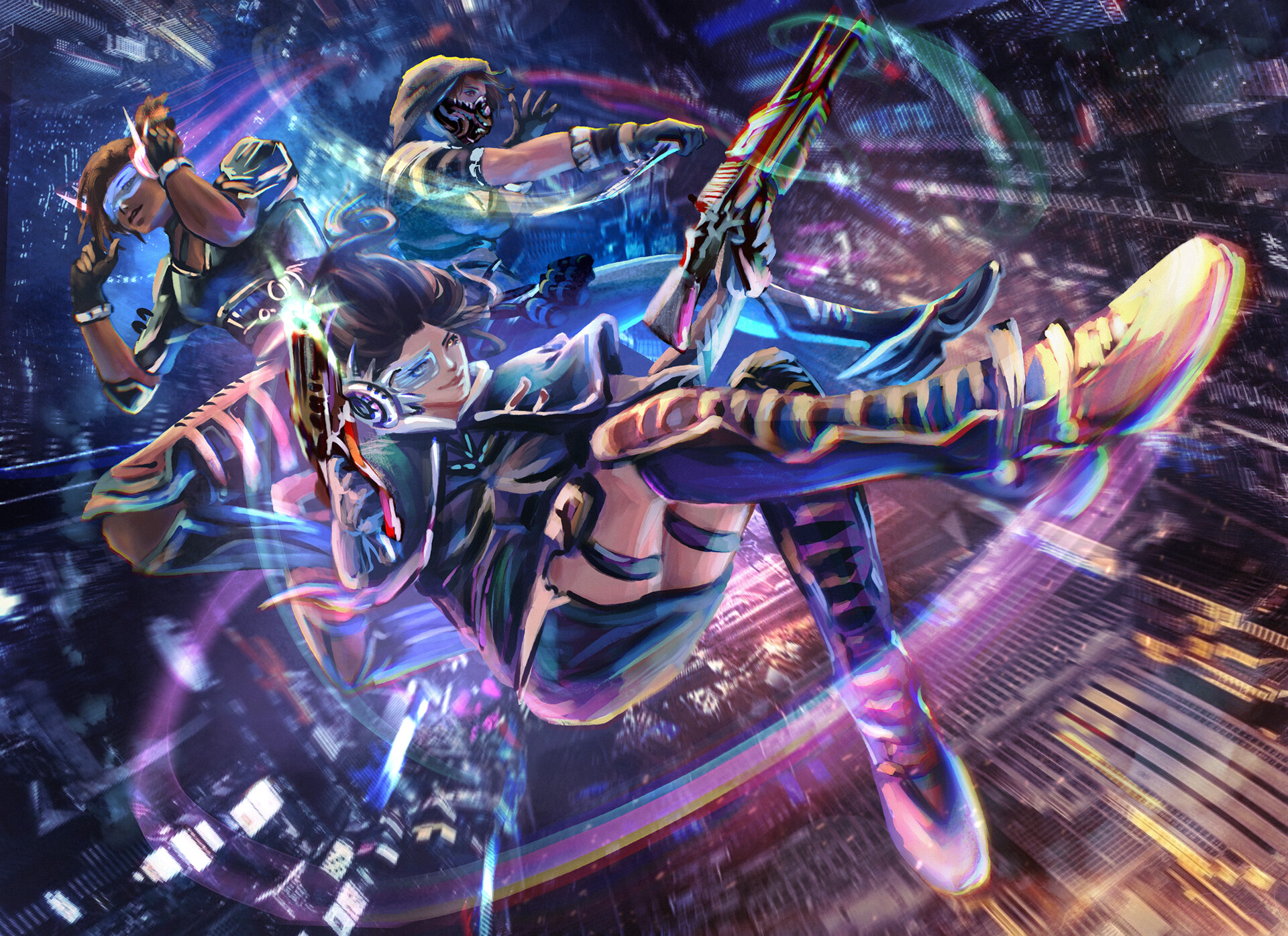 ArtStation - Cyber Chicks