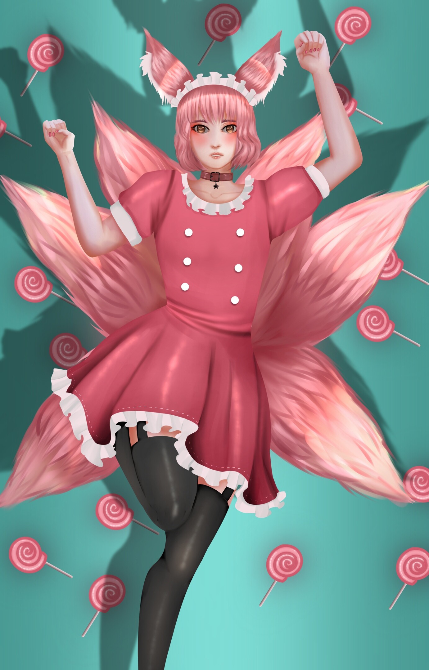 ArtStation - Foxy girl