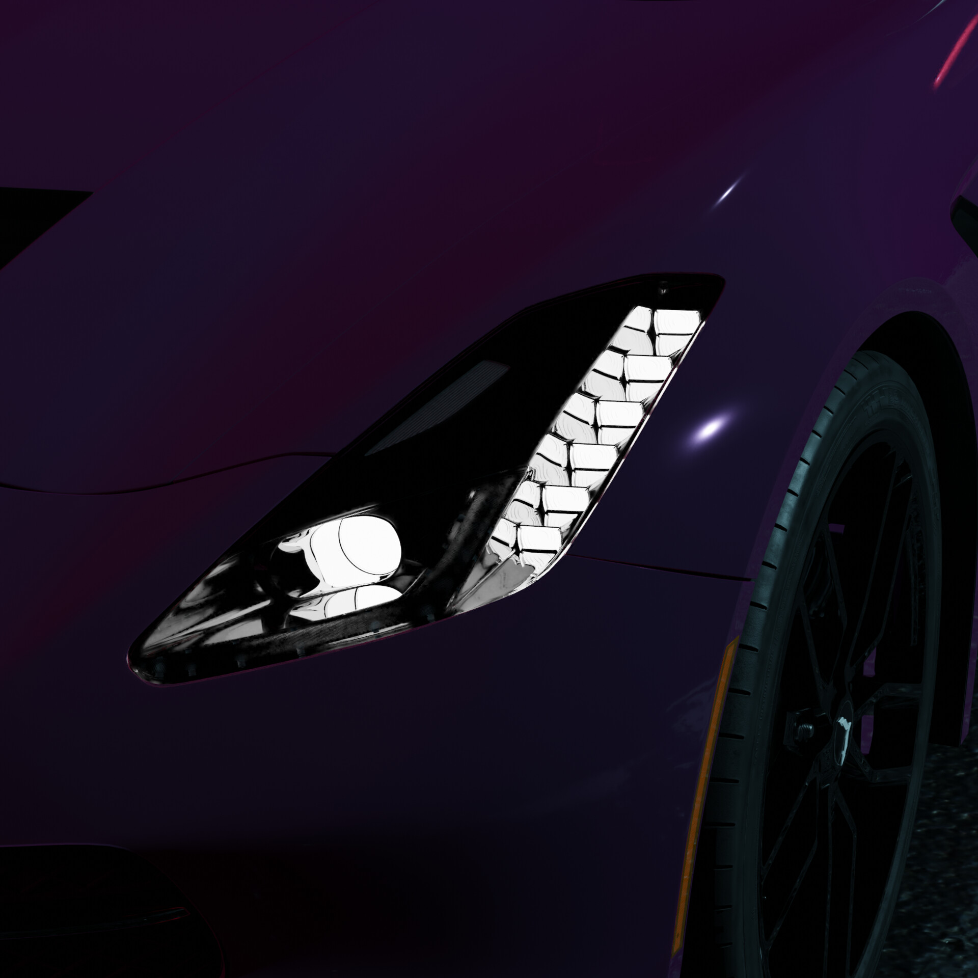 ArtStation - Corvette cinematic view