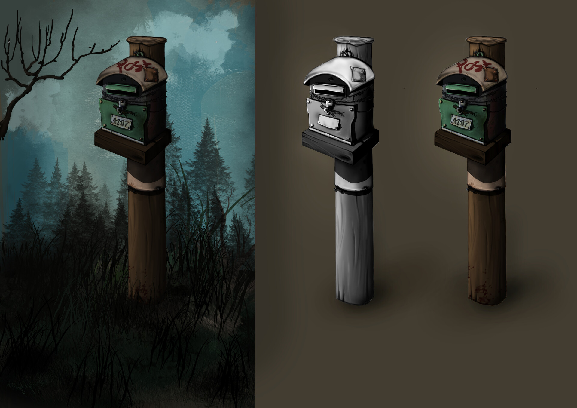ArtStation - postbox