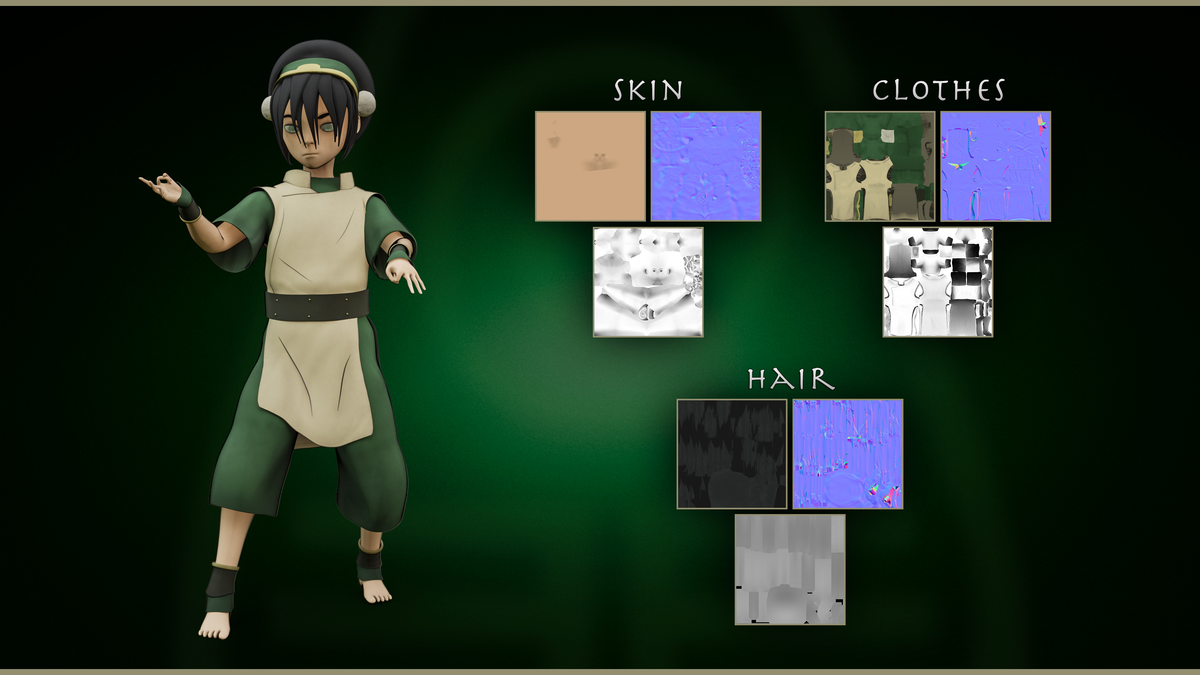 Dmitry Bykov - Toph Beifong (Avatar: The Last Airbender) Fan Art