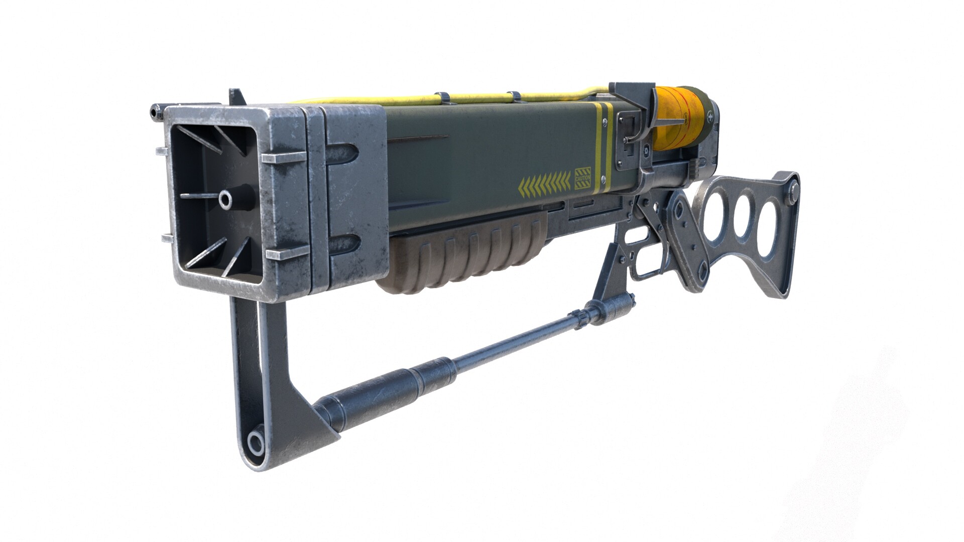 ArtStation - Fallout Laser Rifle FanArt