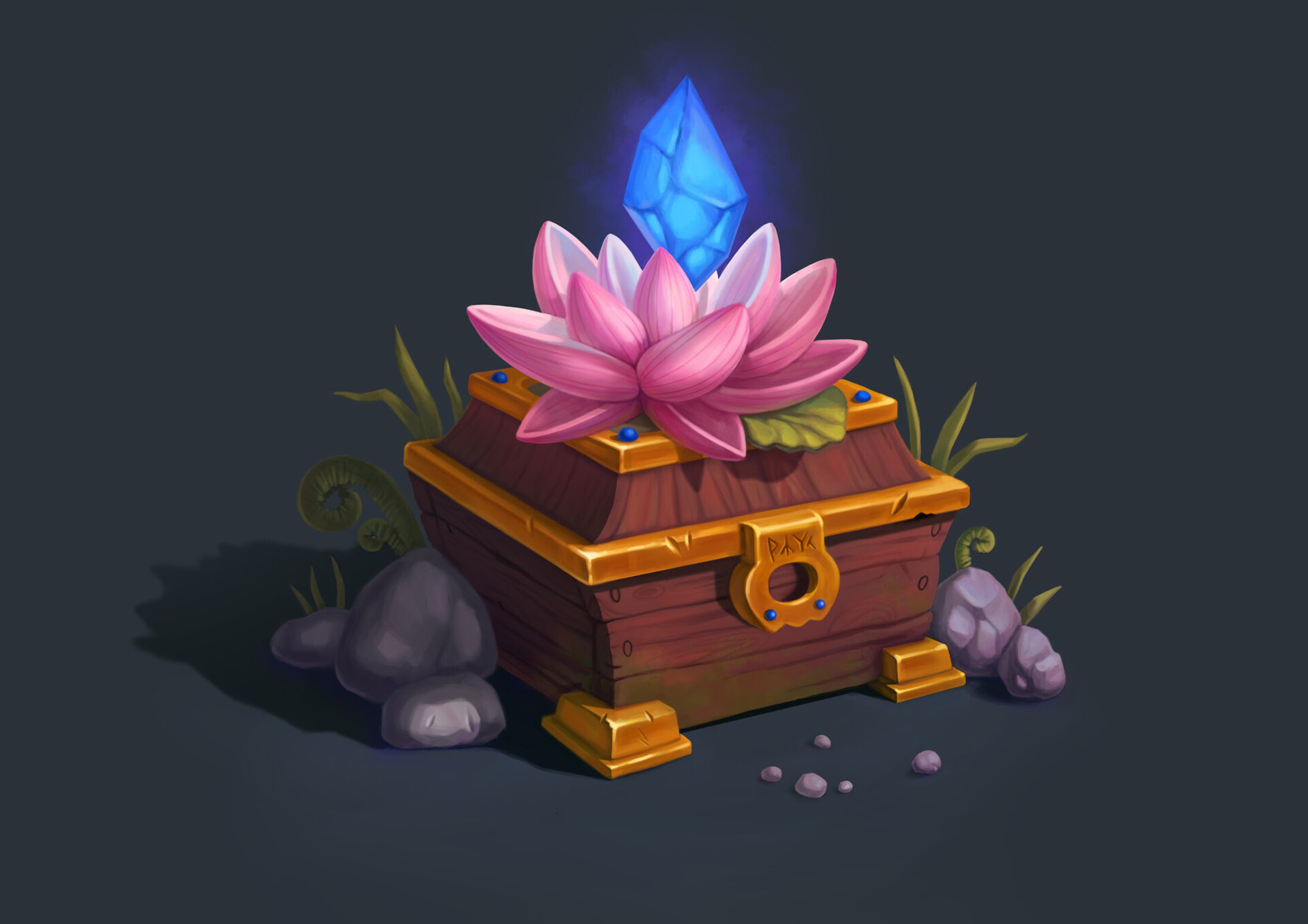 ArtStation - mermaid chest