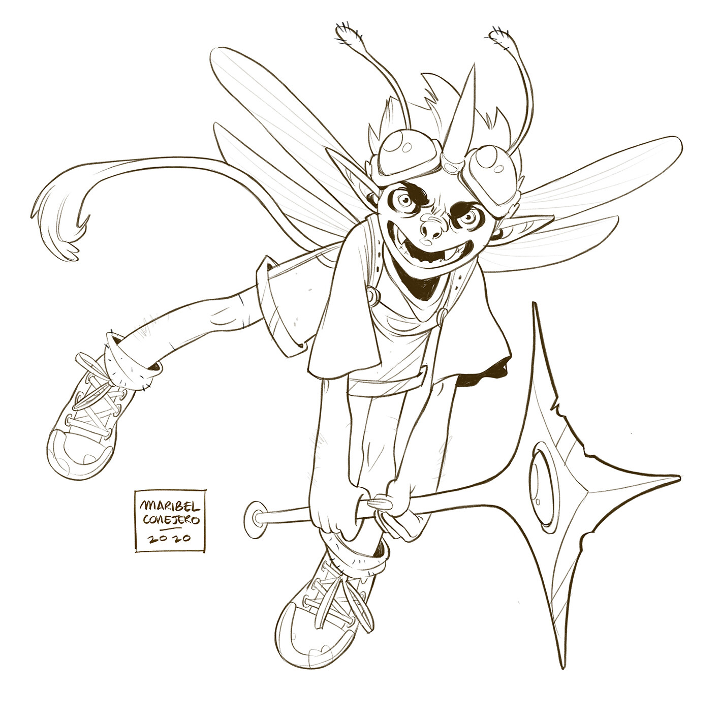 how to draw boy fairy