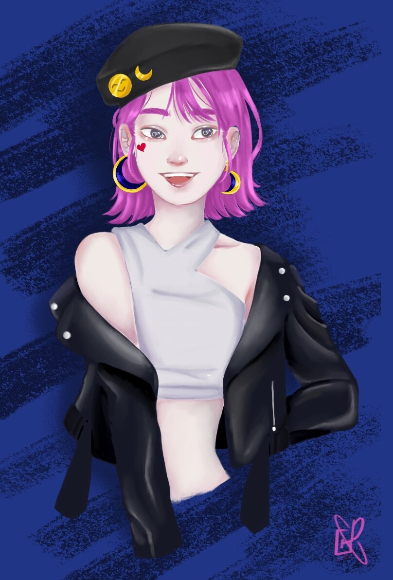 ArtStation - Pink Moon