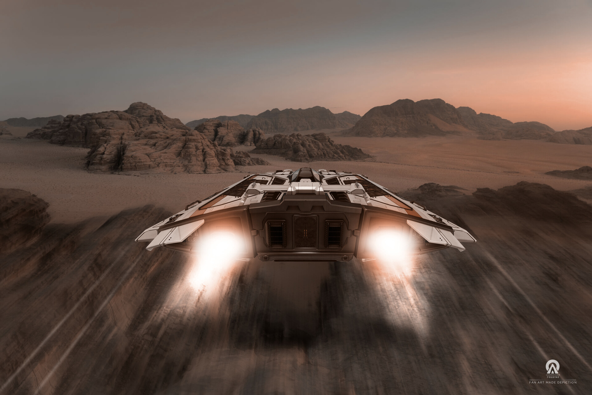 ArtStation - Sidewinder boost on a rocky planet (Elite Dangerous ...