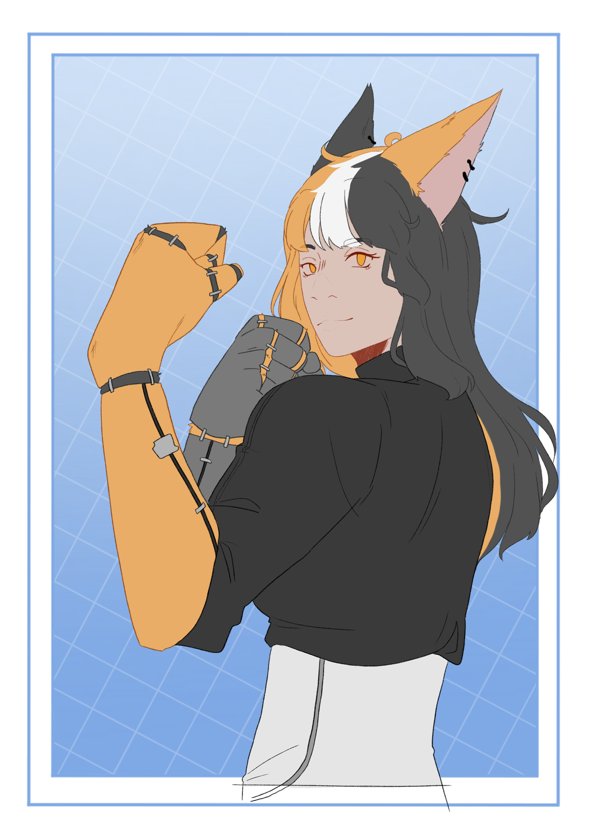 Hiro_Draws - Calico Fanart