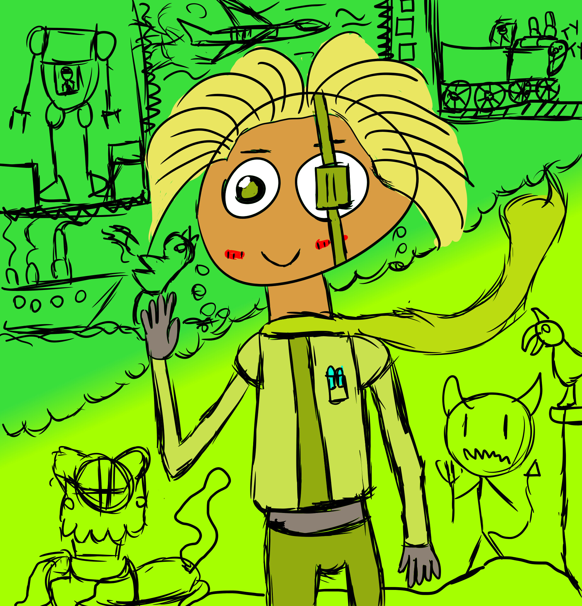 ArtStation - The world of strange imagination/ Мир странного воображения