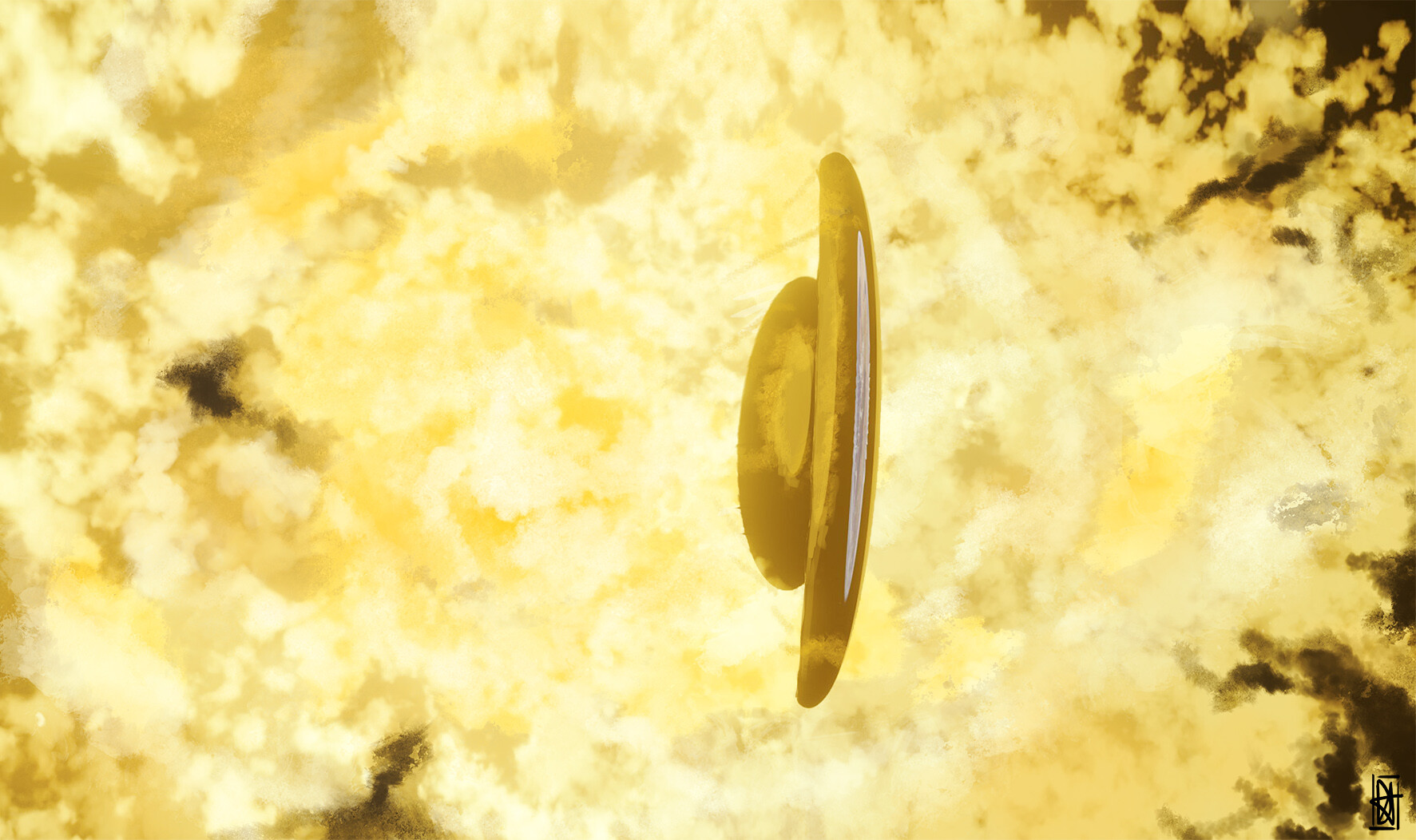 ArtStation - Ra's Sunship Exiting Warp