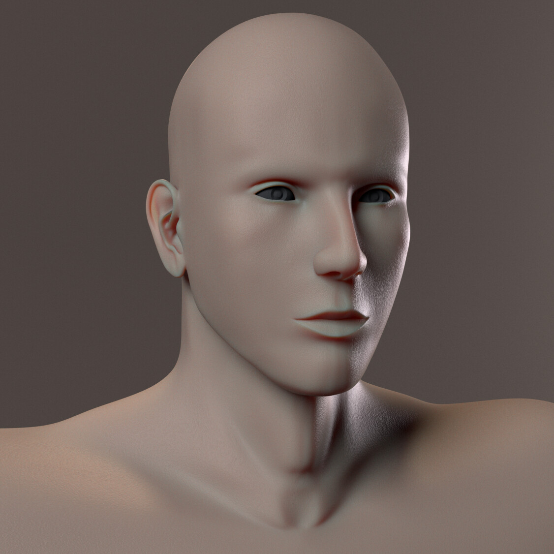 ArtStation - Human head model