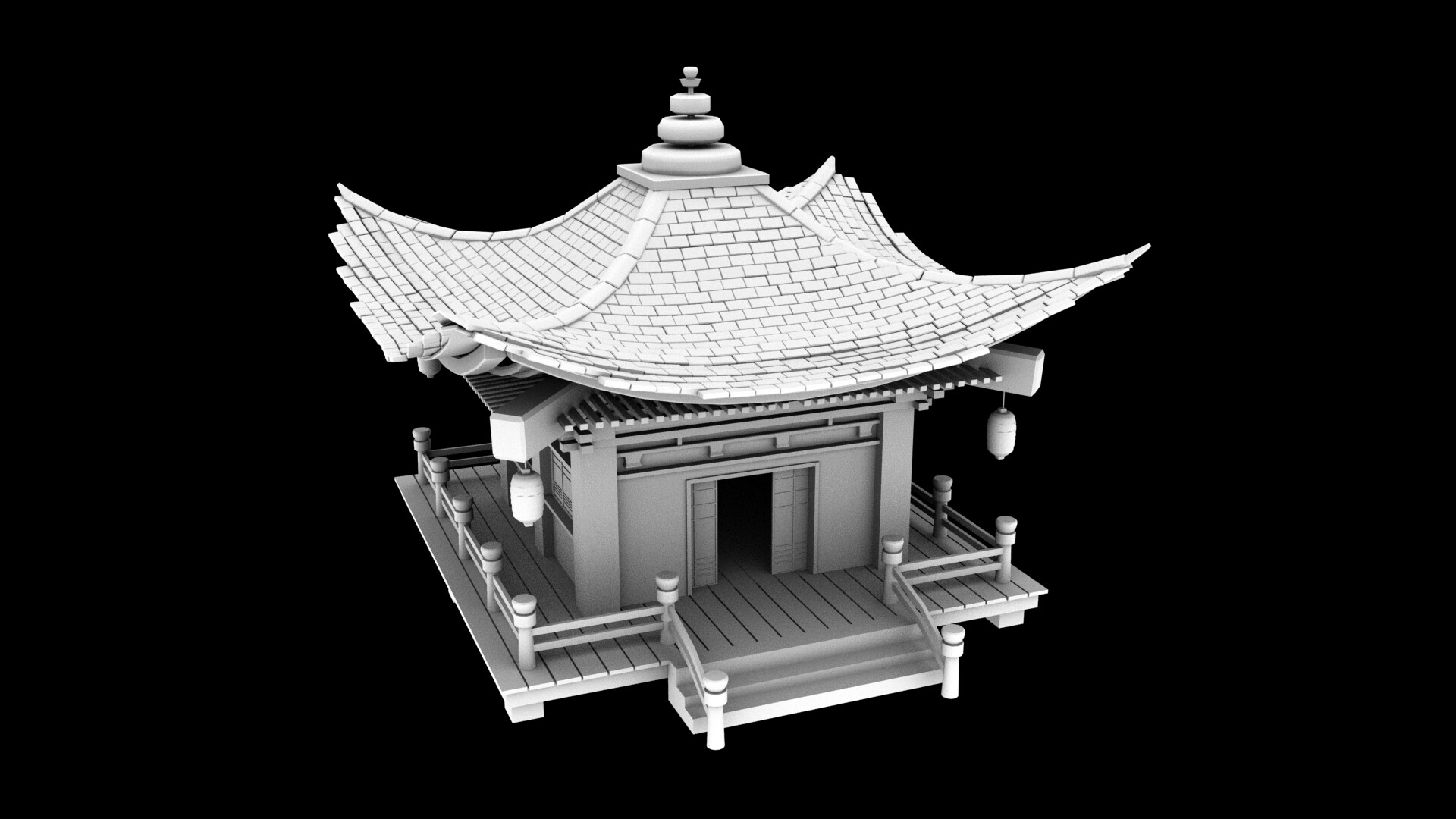ArtStation - Japanese temple
