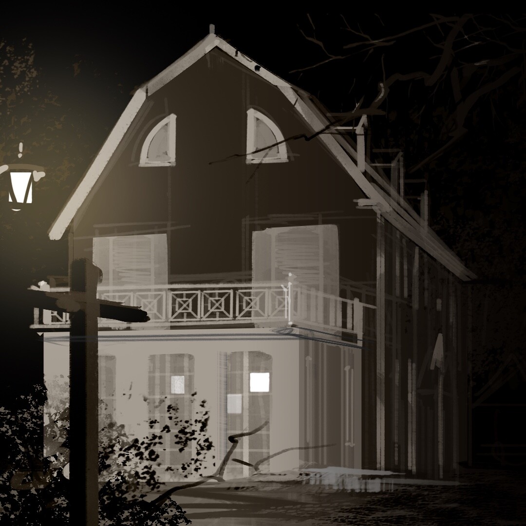 ArtStation - Haunted House Studies