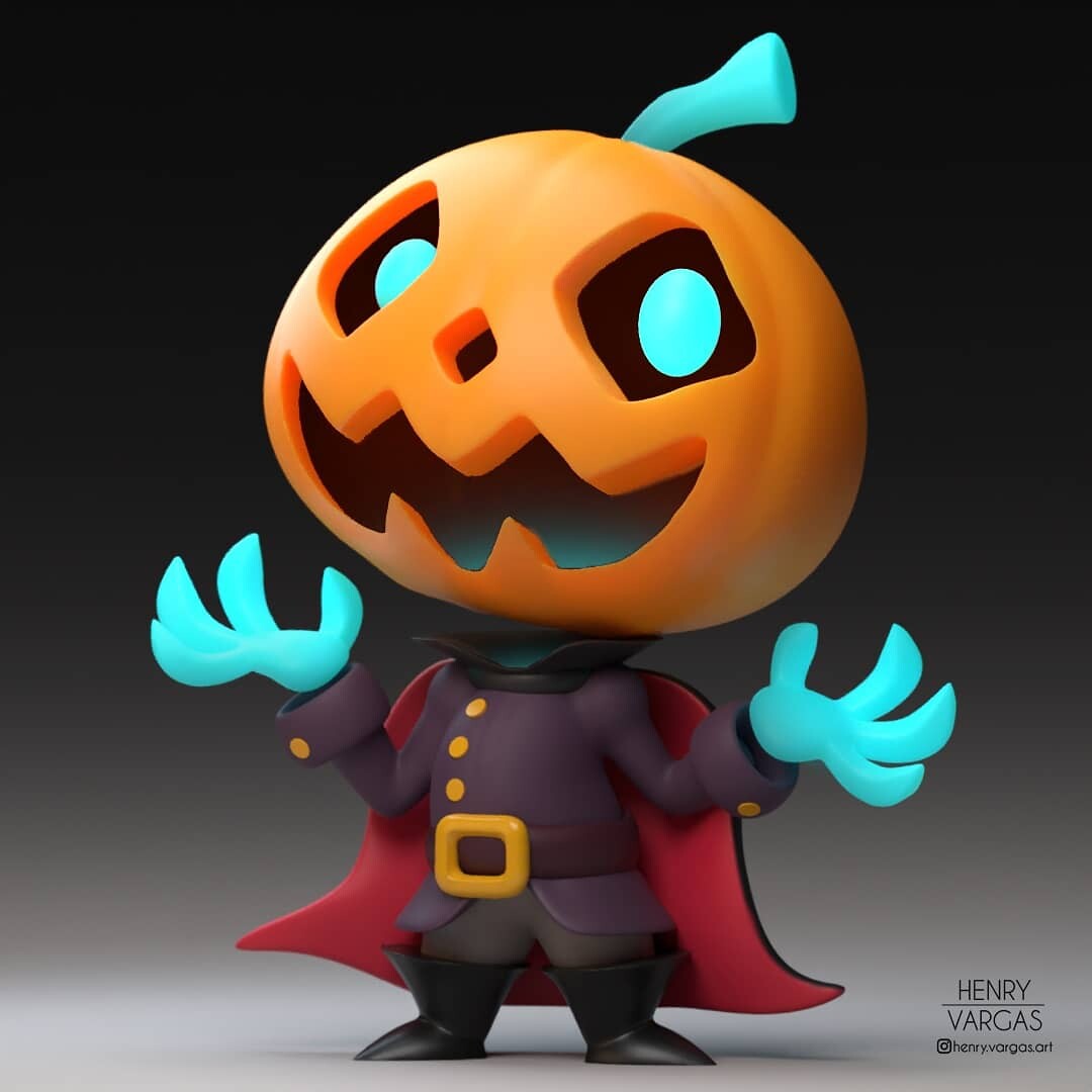 ArtStation - Pumpkin Boy