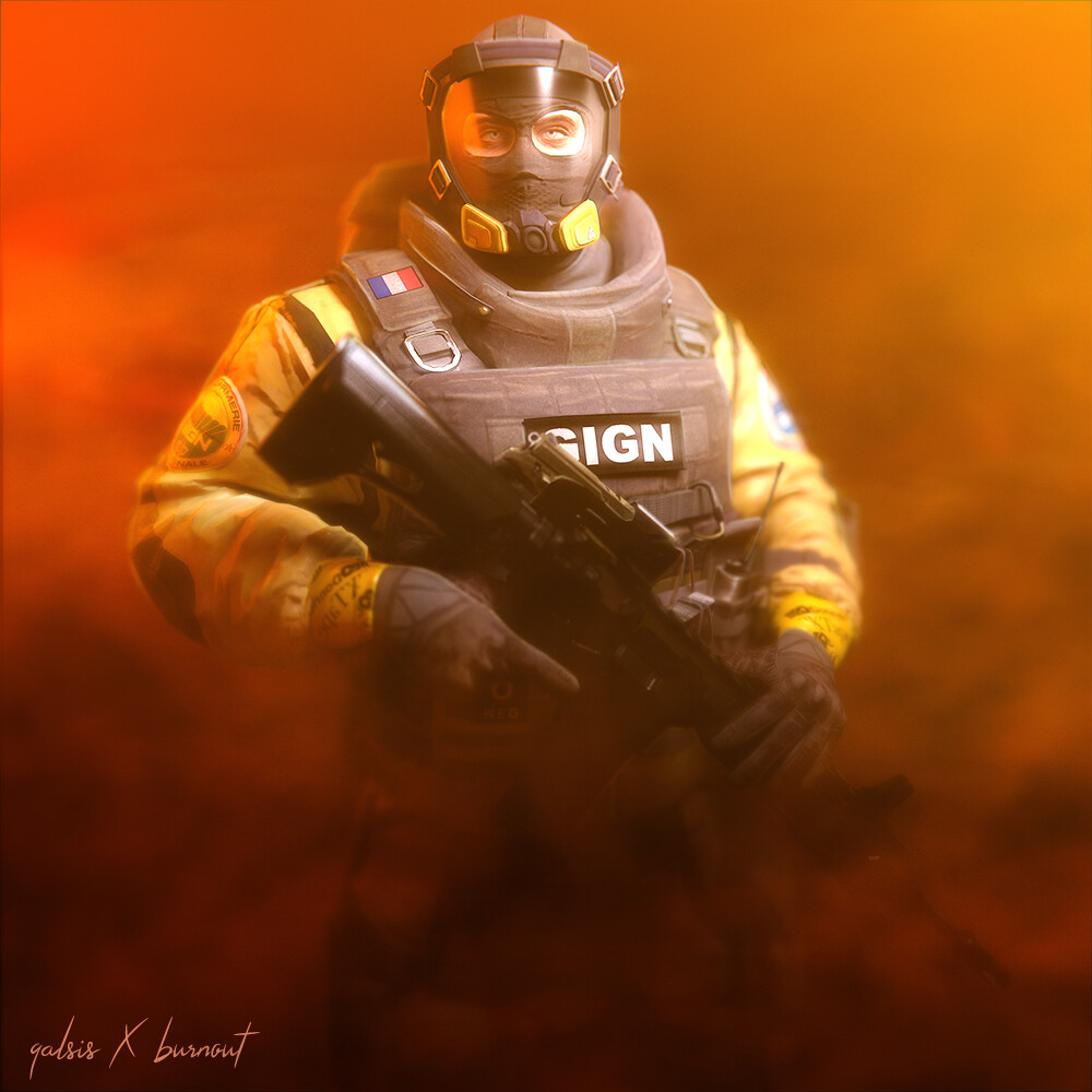 BurnoutCreates - R6S 3D Smoke Art (unaffiliated)