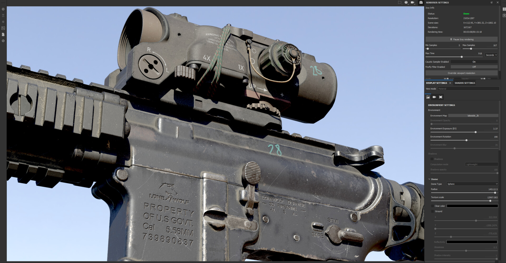 ArtStation - M4 elcan. military